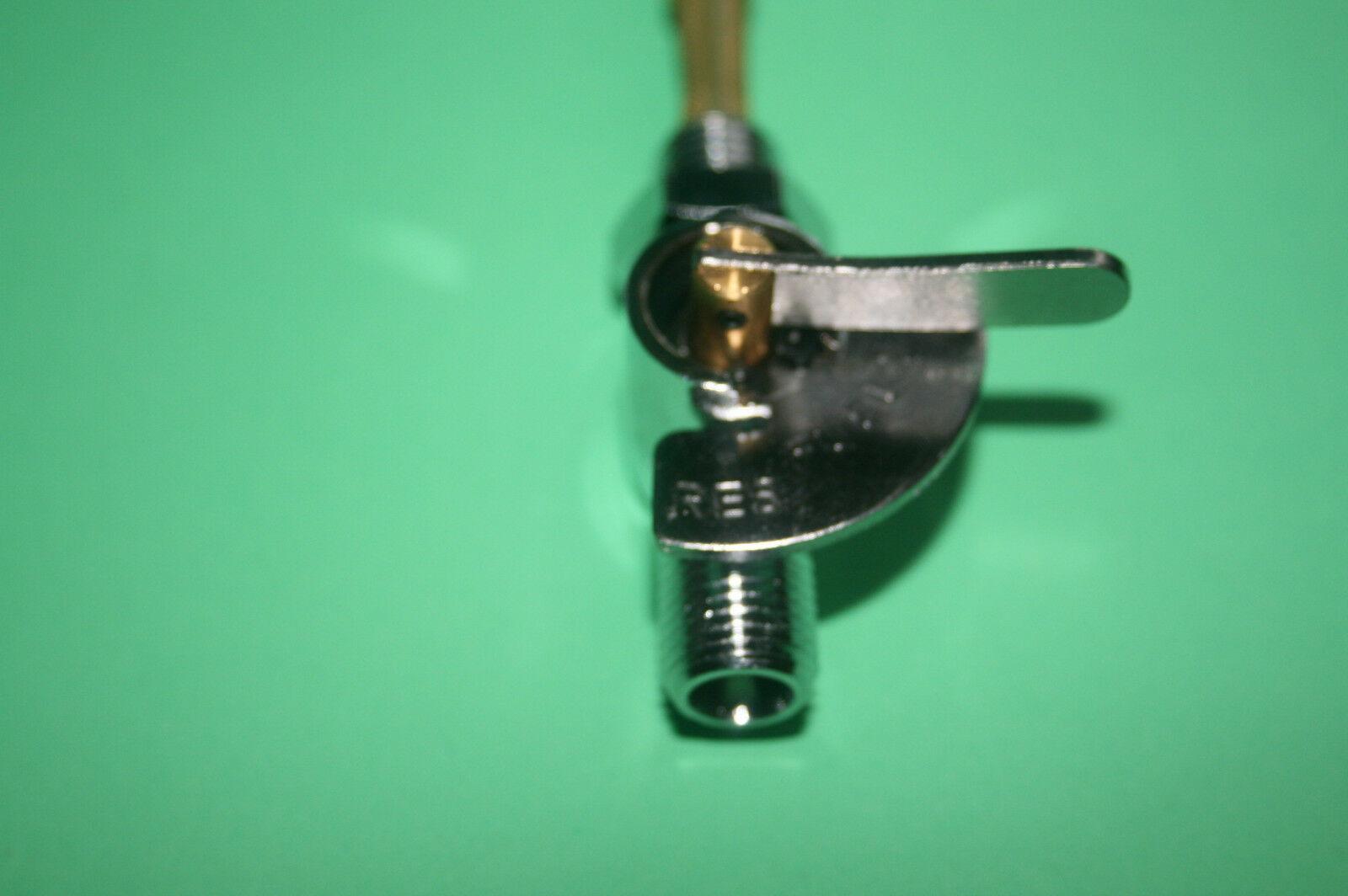 TRIUMPH NORTON BSA MAIN AND RESERVE CHROME 1/4" FUEL TAPS VITON 60-4511 ...
