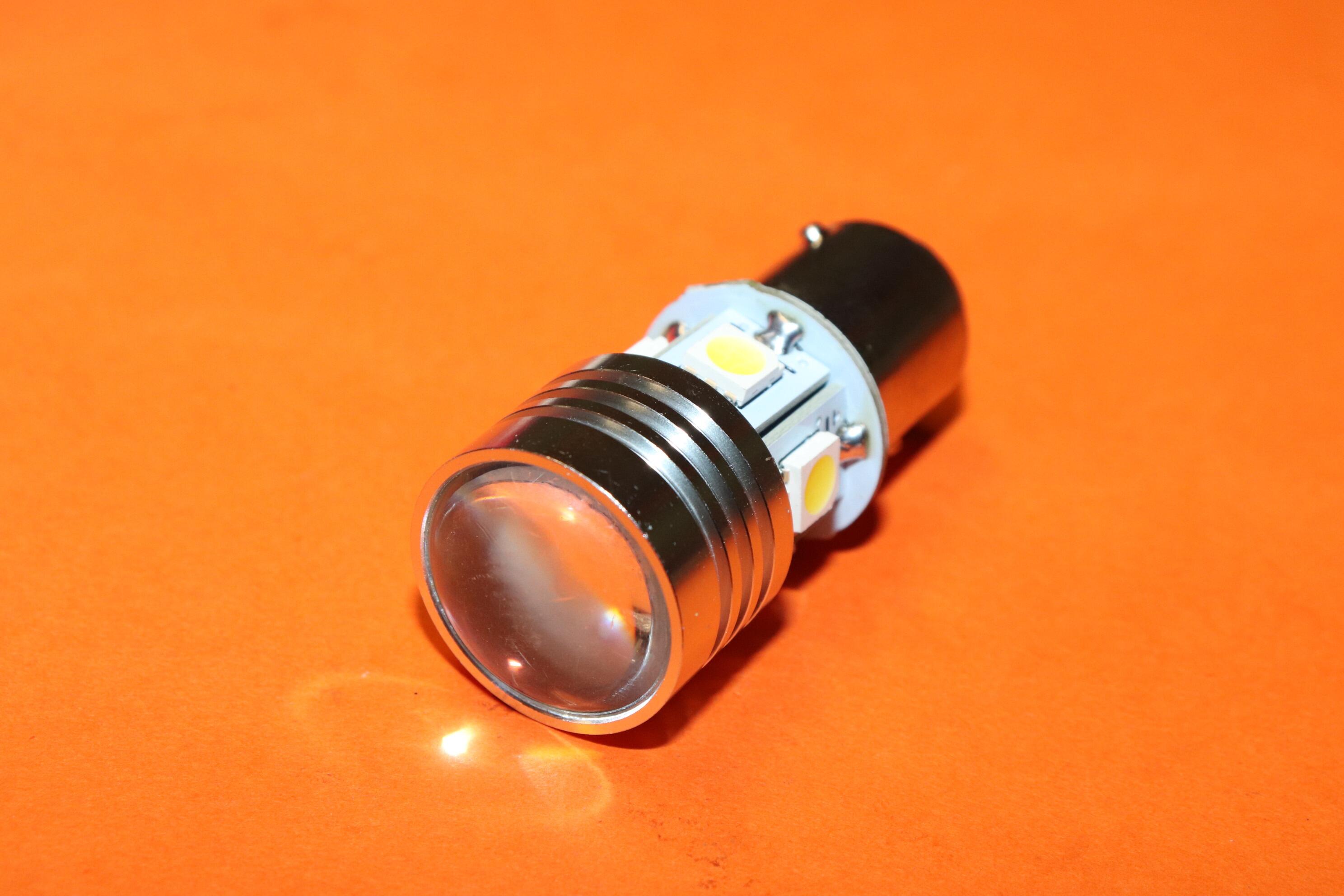LUCAS 6V LED + OR - ⏚ STOPTAIL BULB LLB380 BAY15D TRIUMPH BSA NORTON ...