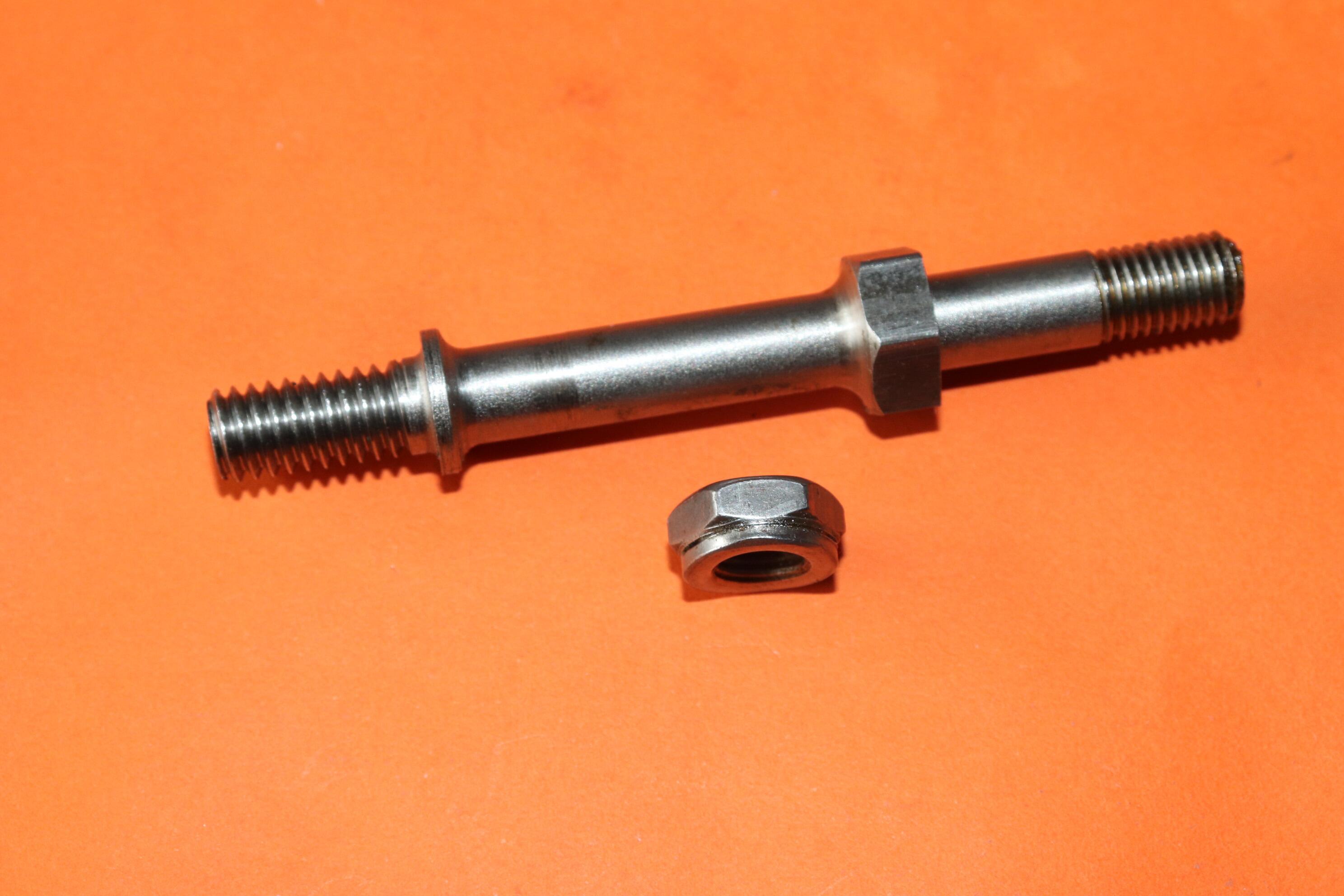 TRIUMPH 650 SHORT ALTERNATOR STUD & PHILIDAS NUT 1969-72 21-1867 14 ...