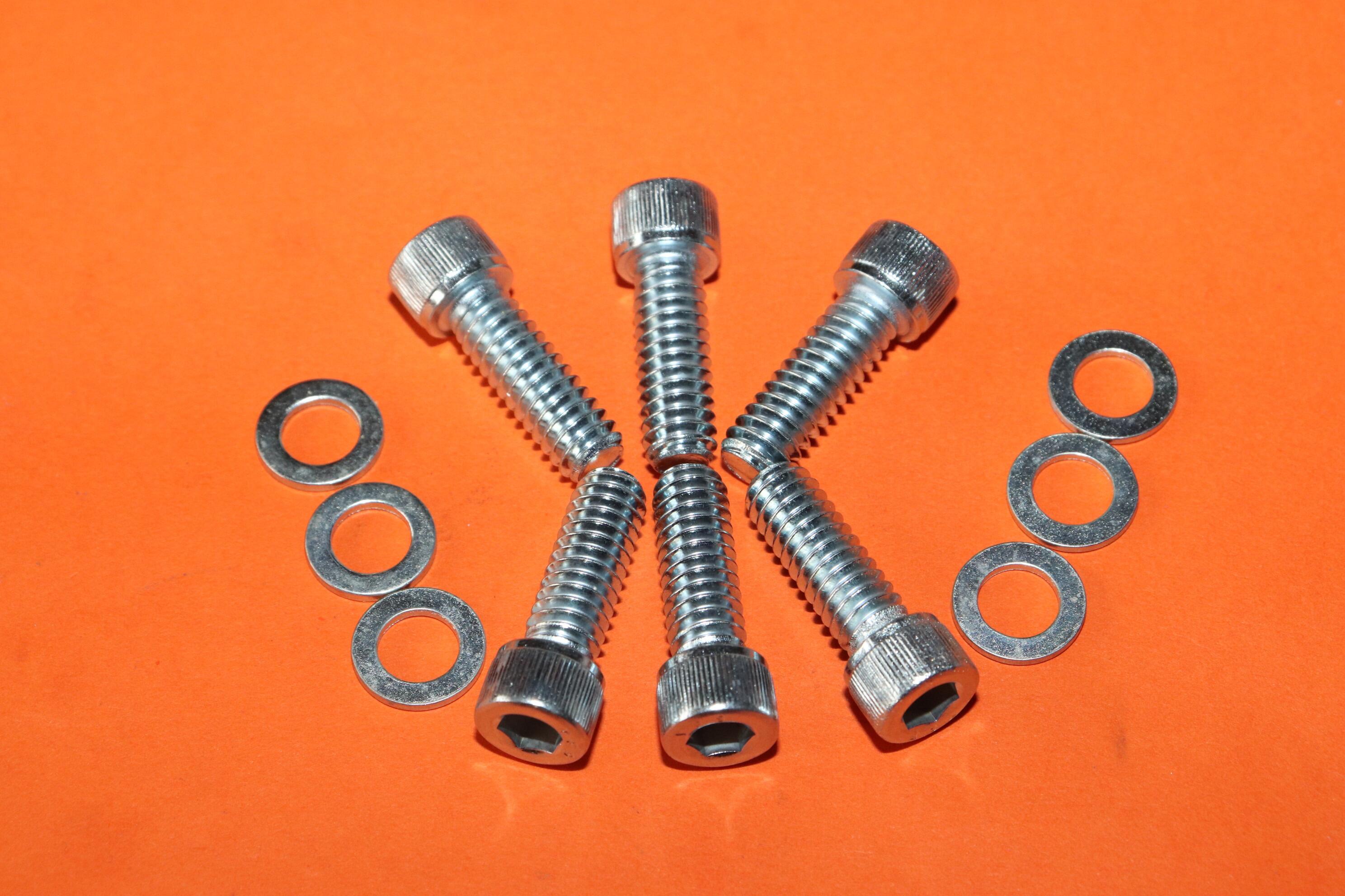 TRIUMPH T140 TR7 TAPPET INSPECTION COVER SCREWS X 6 14-7004 60-3963 UK MADE