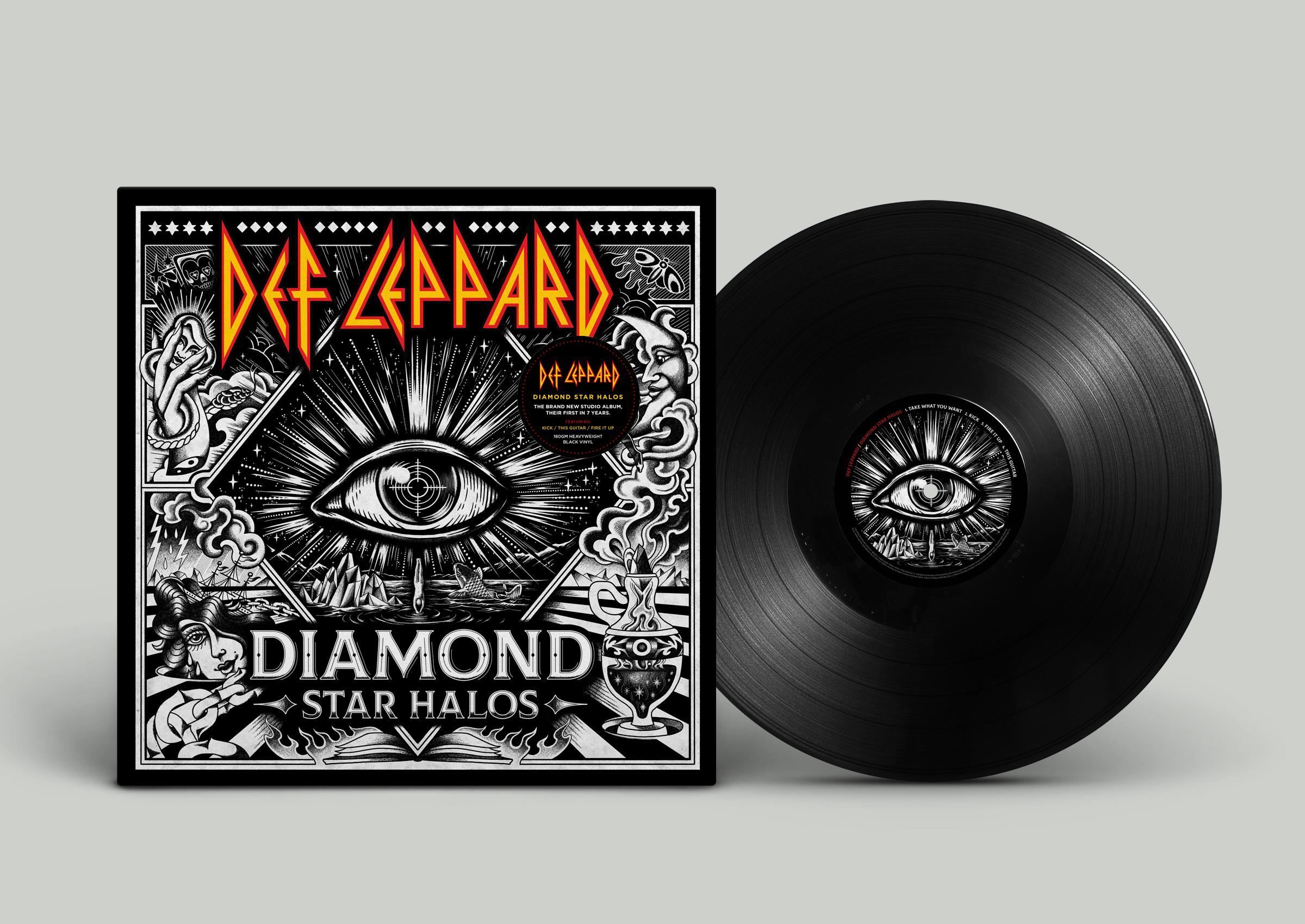 DEF LEPPARD - Diamond Star Halos - Double Vinyl LP - Limited Indies ...