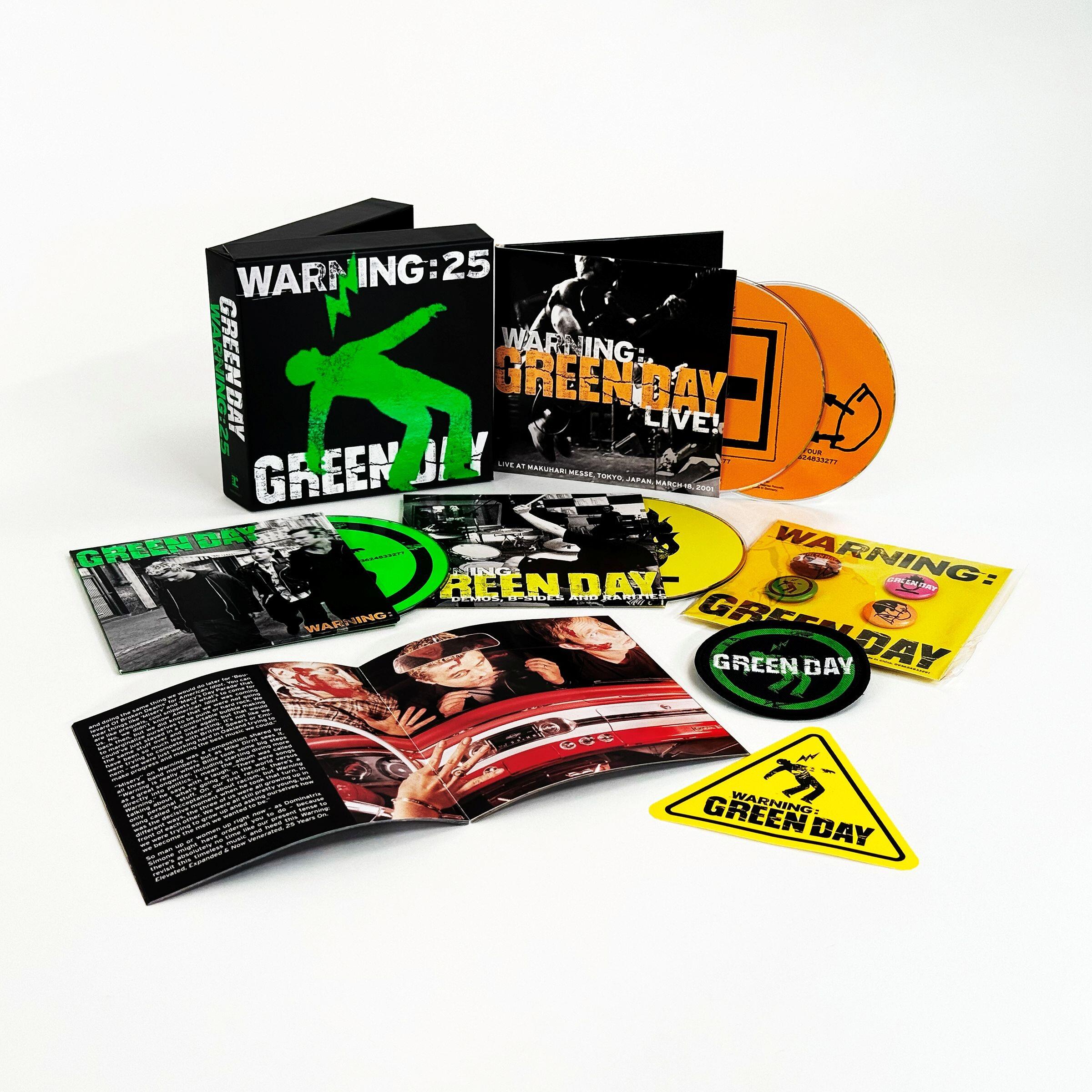 GREEN DAY - Warning - 4CD Deluxe Set - 25th Anniversary