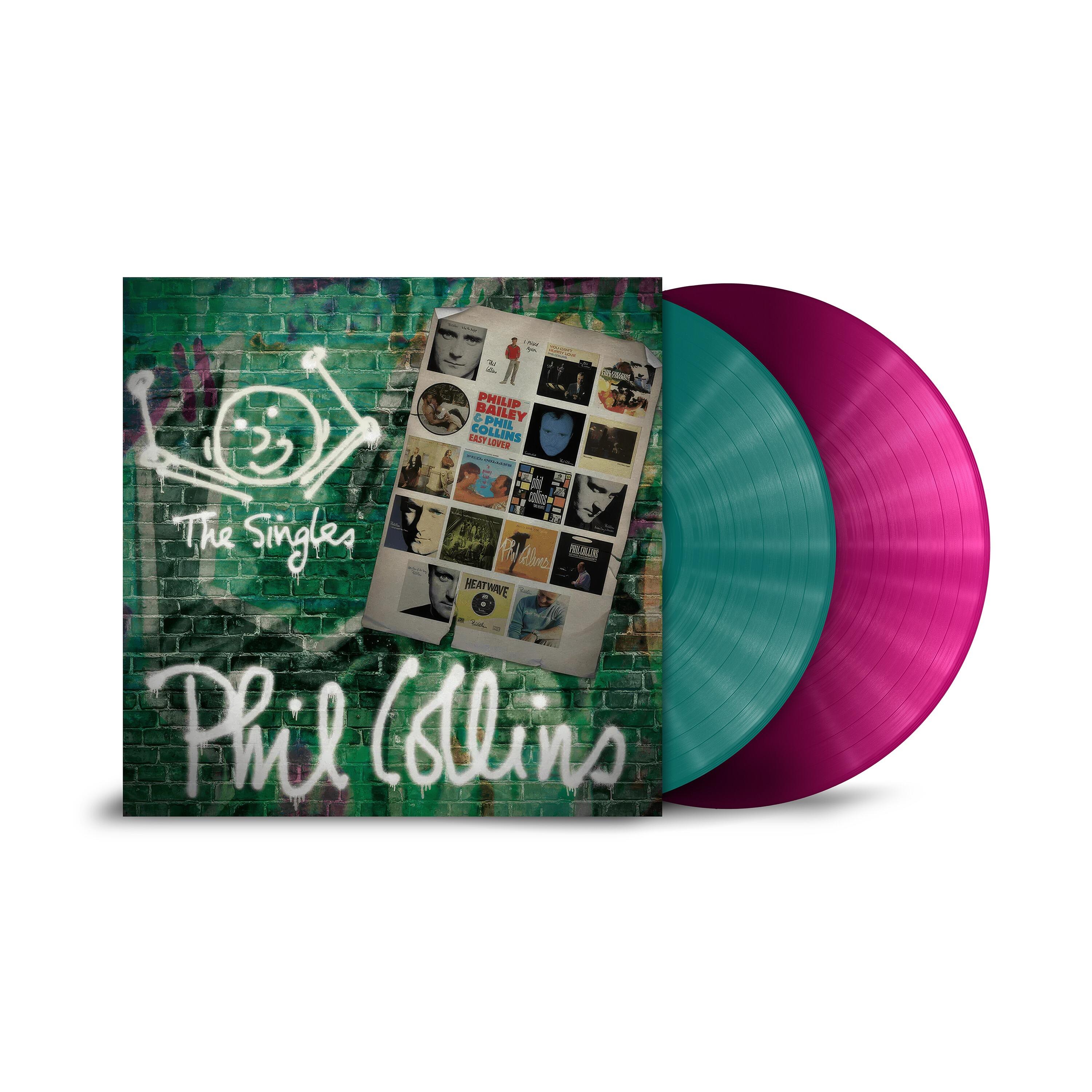**PRE-ORDER** PHIL COLLINS - The Singles - Double Coloured Vinyl LP
