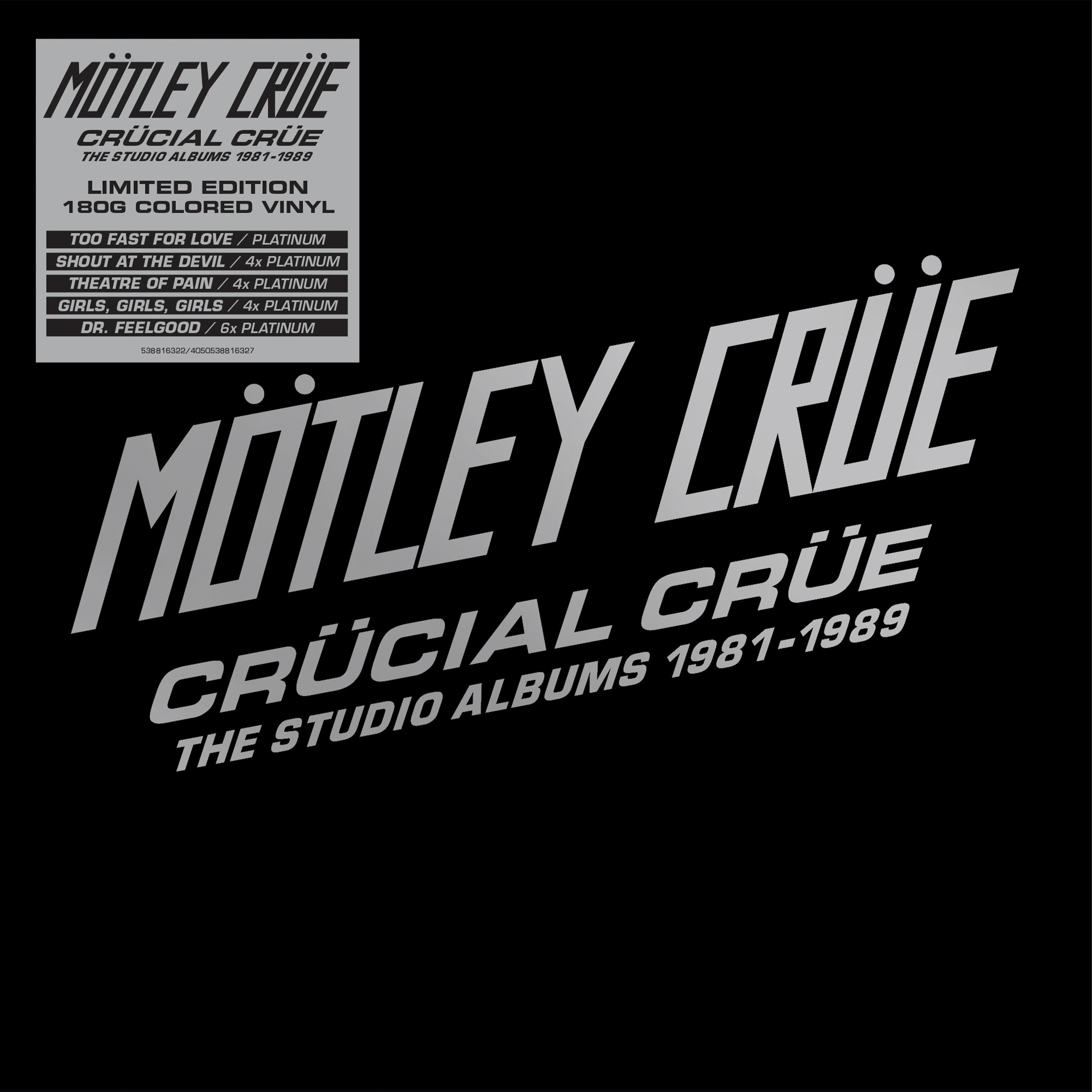 **PRE-ORDER** MOTLEY CRUE - Crucial Crue - The Studio Albums 1981 -1989 ...