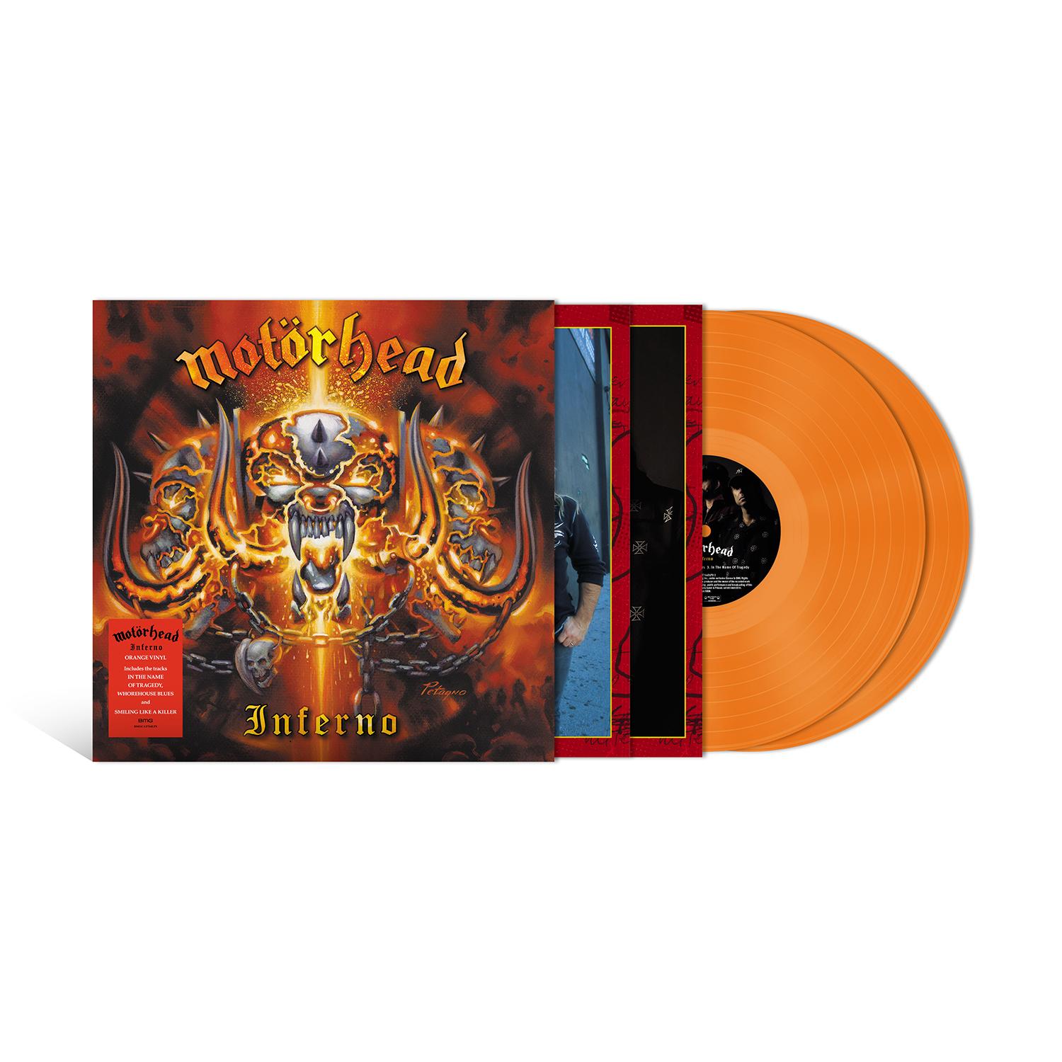 MOTORHEAD - Inferno - Orange Vinyl LP **CORNER CREASES**
