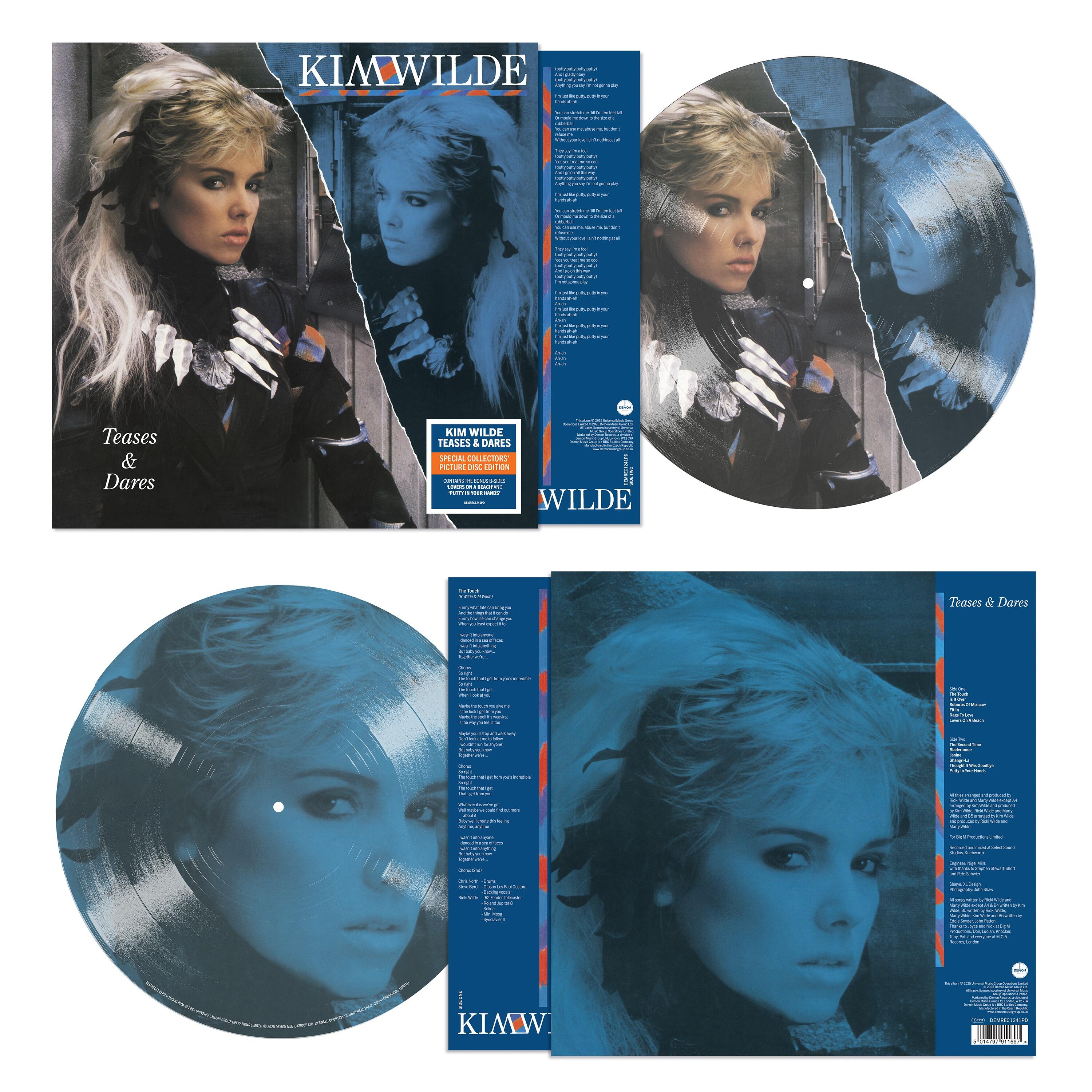 **PRE-ORDER** KIM WILDE - Teases & Dares - Picture Disc LP