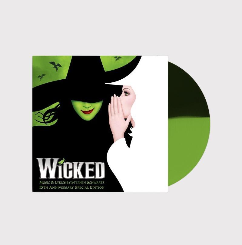 WICKED - Original Broadway Cast Recording - Green/Black Vinyl Double LP