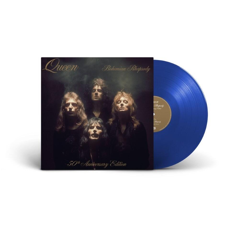 QUEEN - Bohemian Rhapsody - 12" Transparent Blue Vinyl - 50th Anniversary