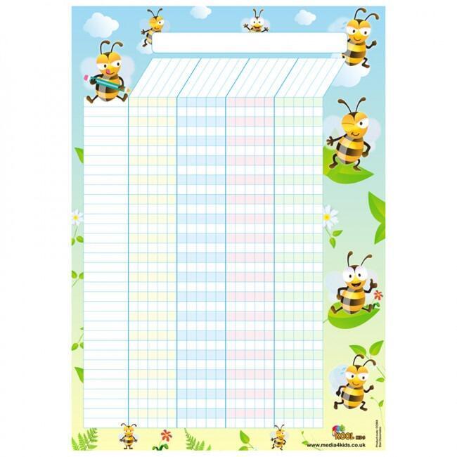 Reward Chart Posters | Cute Bee Friends Design, Class Reward Chart. Low ...