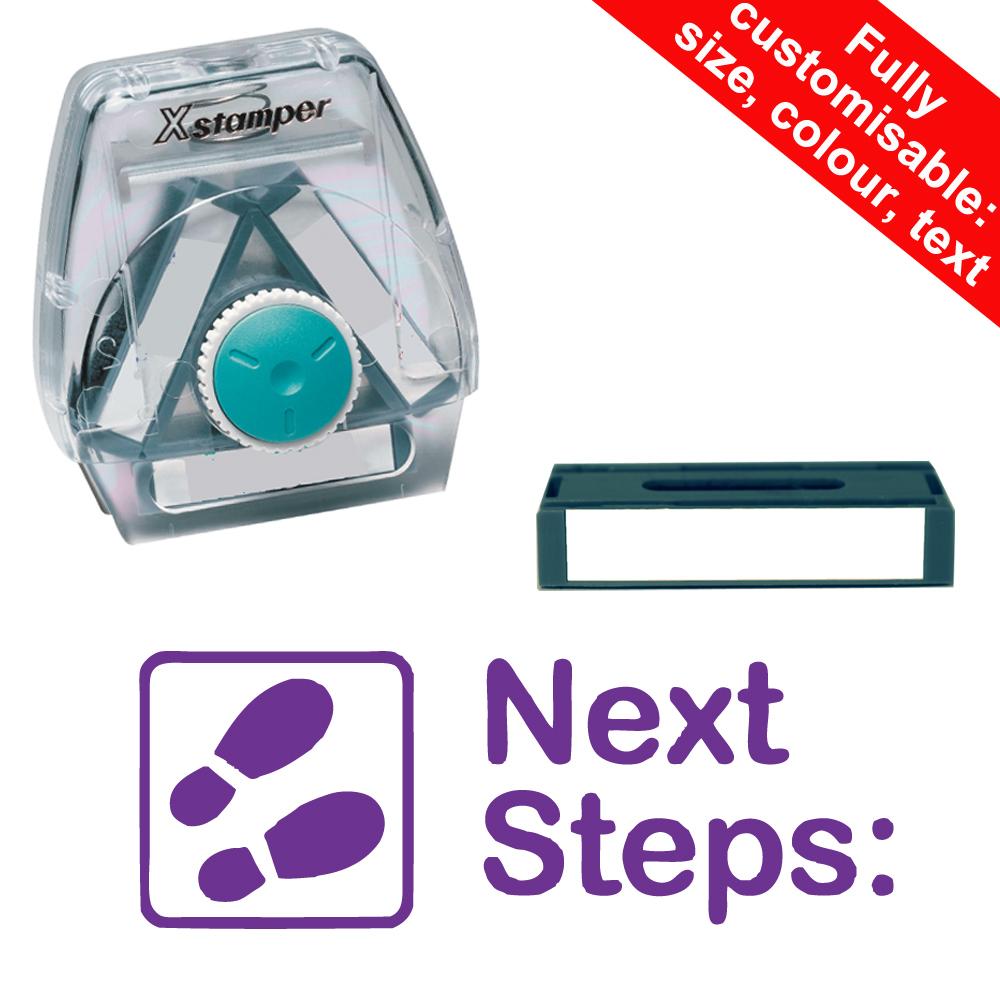 Teacher Stamps | Next Steps: (Footprints) 3-in-1 Twist N Stamp Brick ...