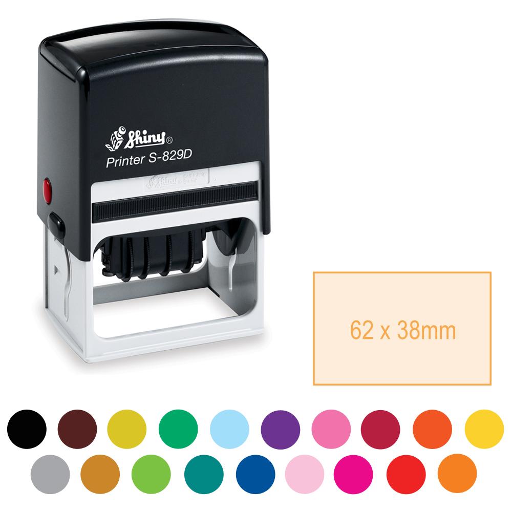 Custom Stamps | Large Rectangle Self-inking Stamps, 20 Ink Colours, Own ...
