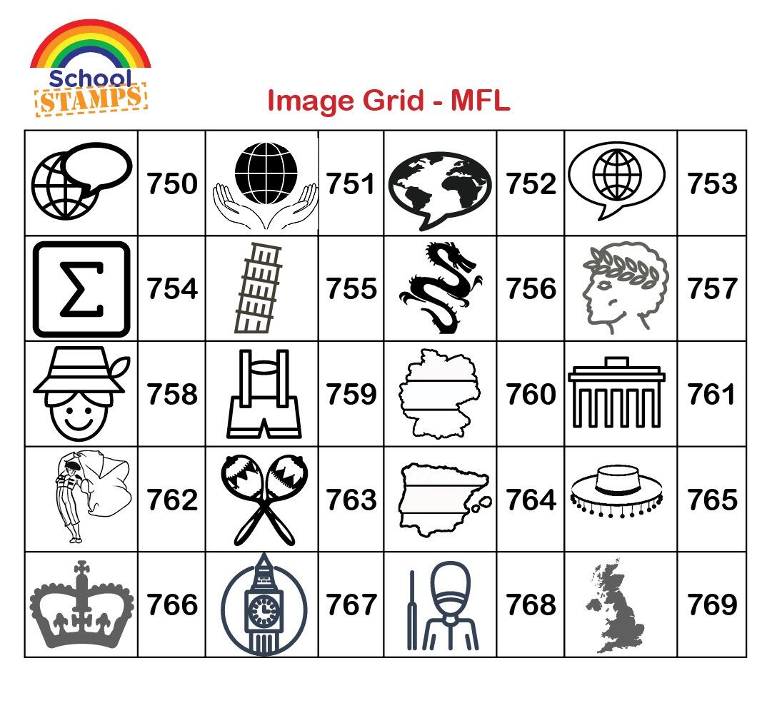 Custom School Stamp | MFL/Languages Teacher Personalised Self-Inking ...