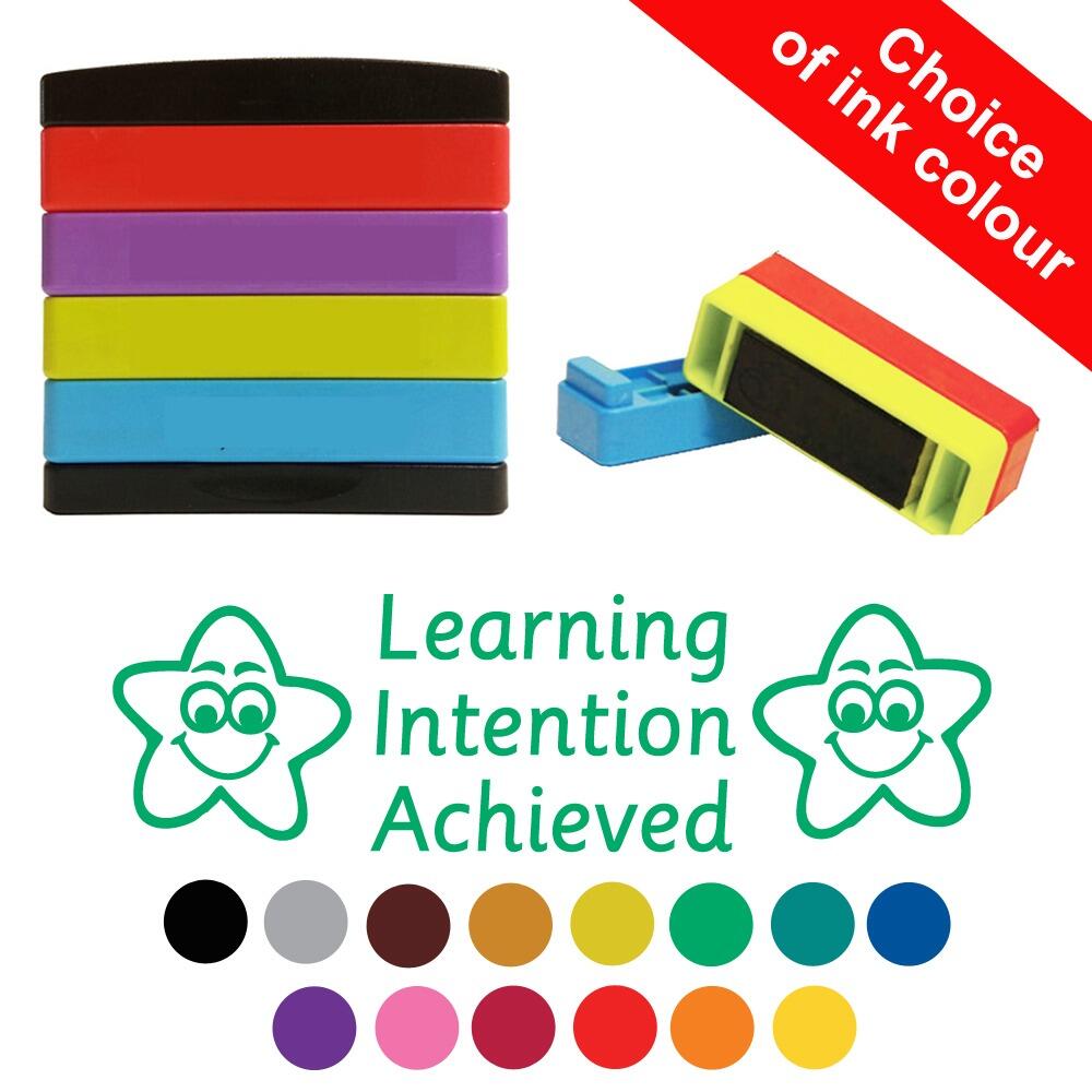 School Stamps | Learning Intention Achieved Custom Layer Teacher Stamp ...