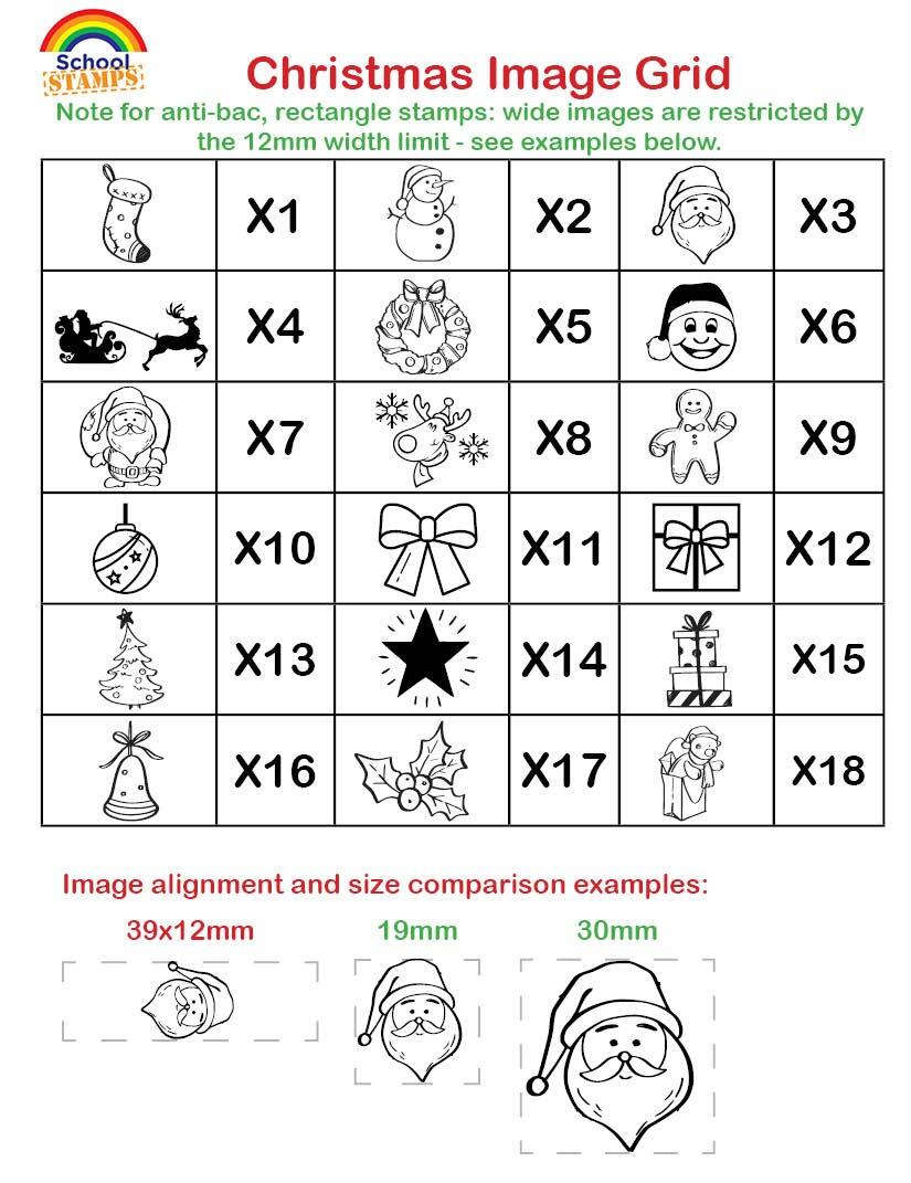 Hand Stamps | Tested Skin Safe Christmas Design Hand Stamps for Festive ...