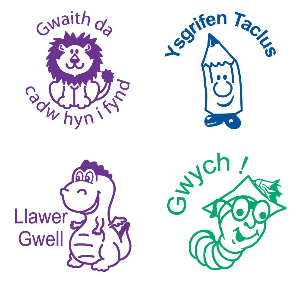 Welsh Language School Stamps | Save time marking with this teacher ...