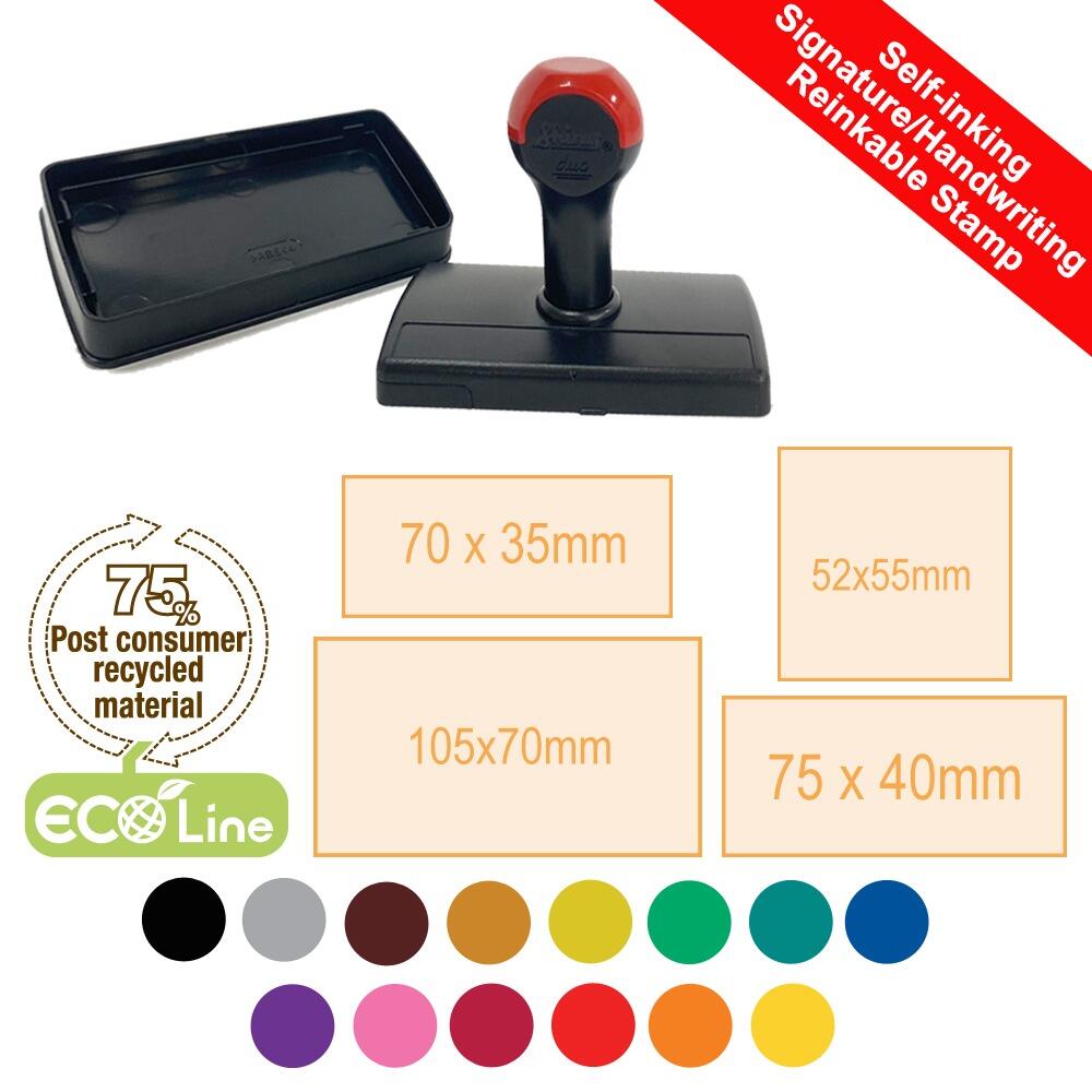 Signature Stamp | Choice of Large Size Message/Signature Stamps. Self ...