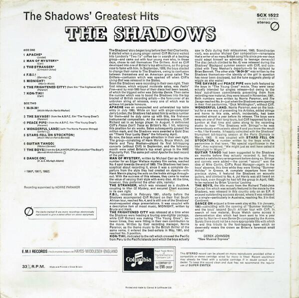The Shadows - The Shadows' Greatest Hits