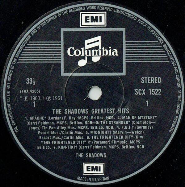 The Shadows - The Shadows' Greatest Hits