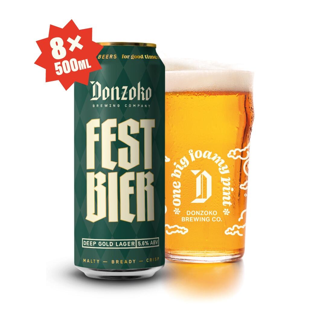 Festbier 8 Pack plus glass