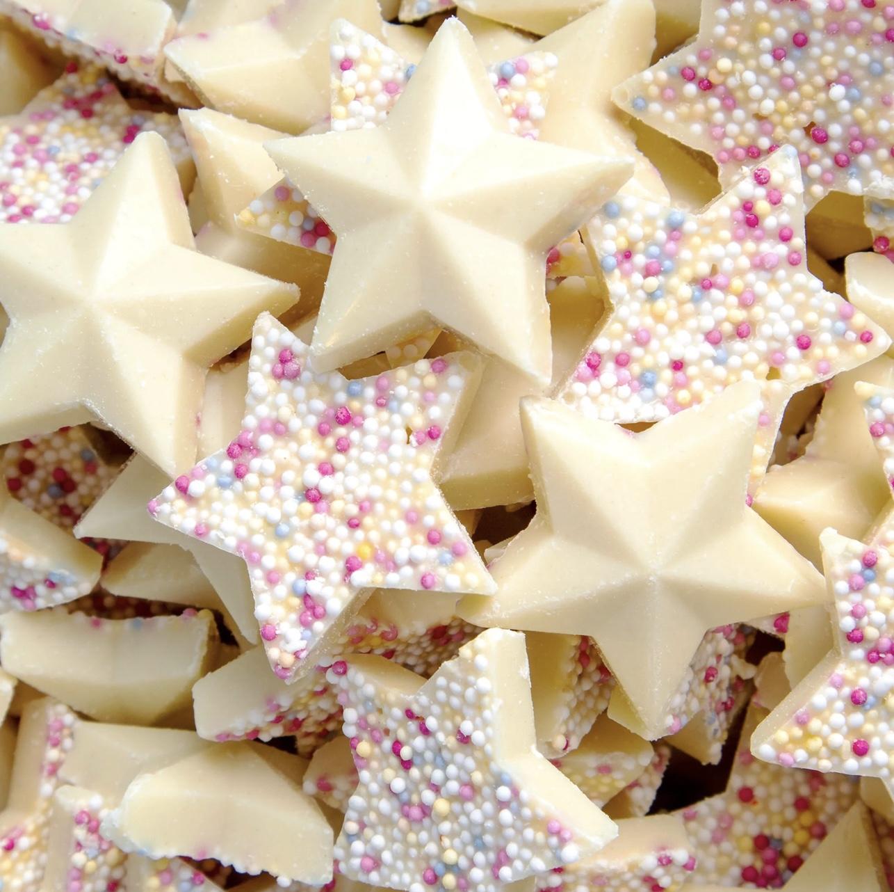 White Chocolate Snowie Stars