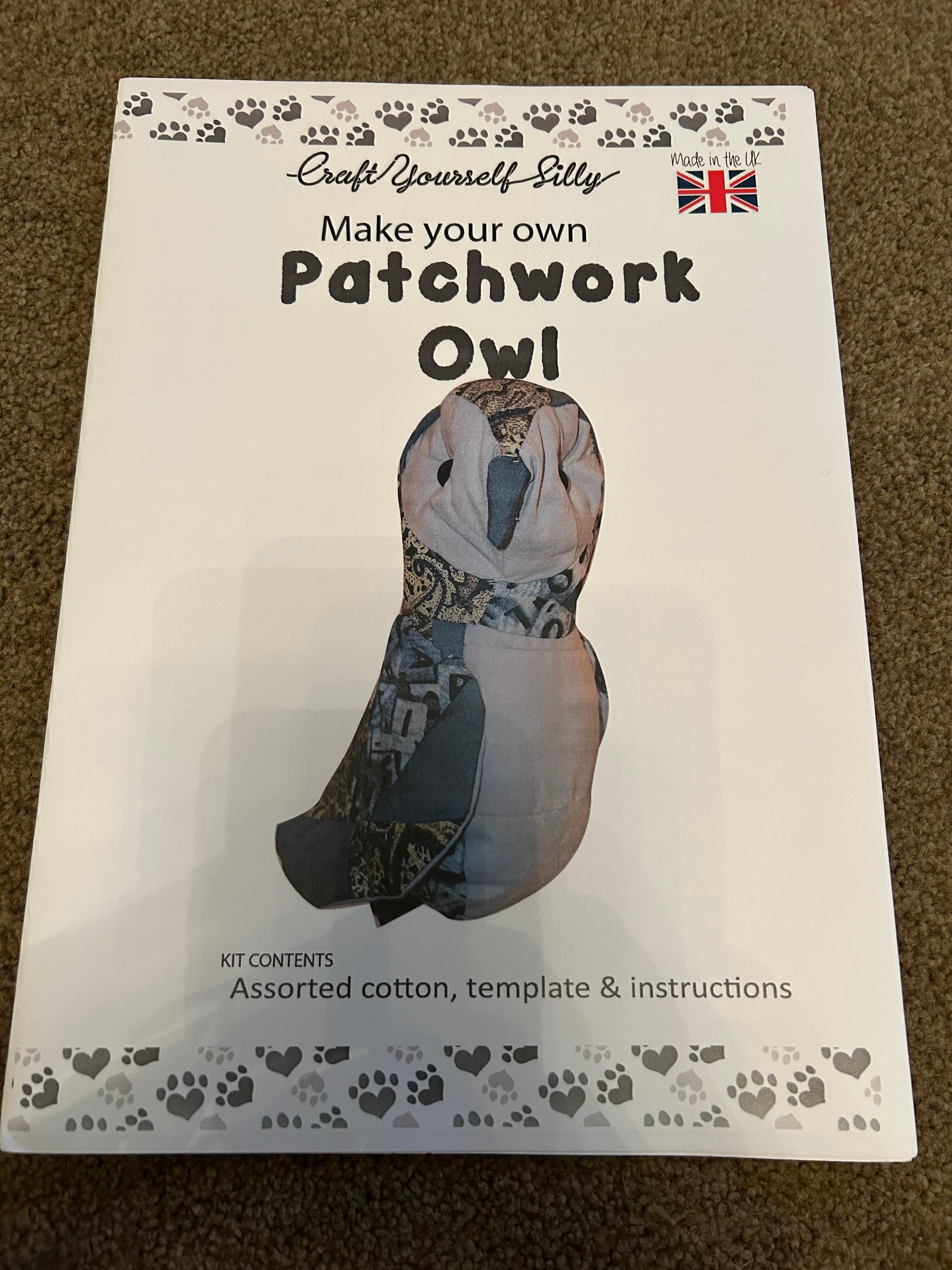 Patchwork Owl Templates and Instructions Only