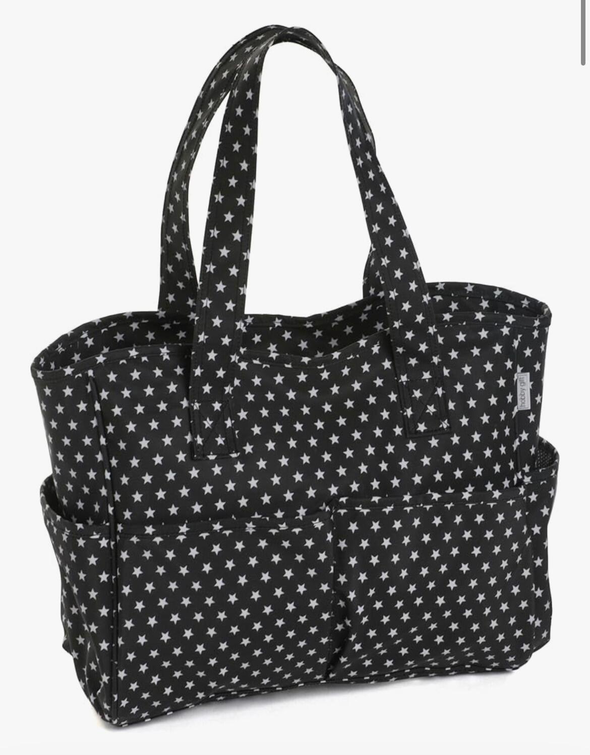 Hobby Gift Black Star Craft/Sewing Bag