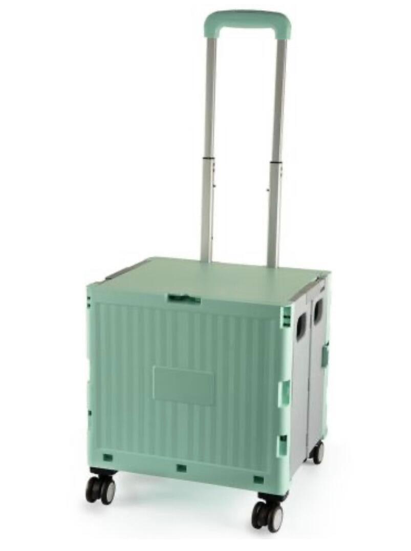 Plastic Folding Trolley - Green