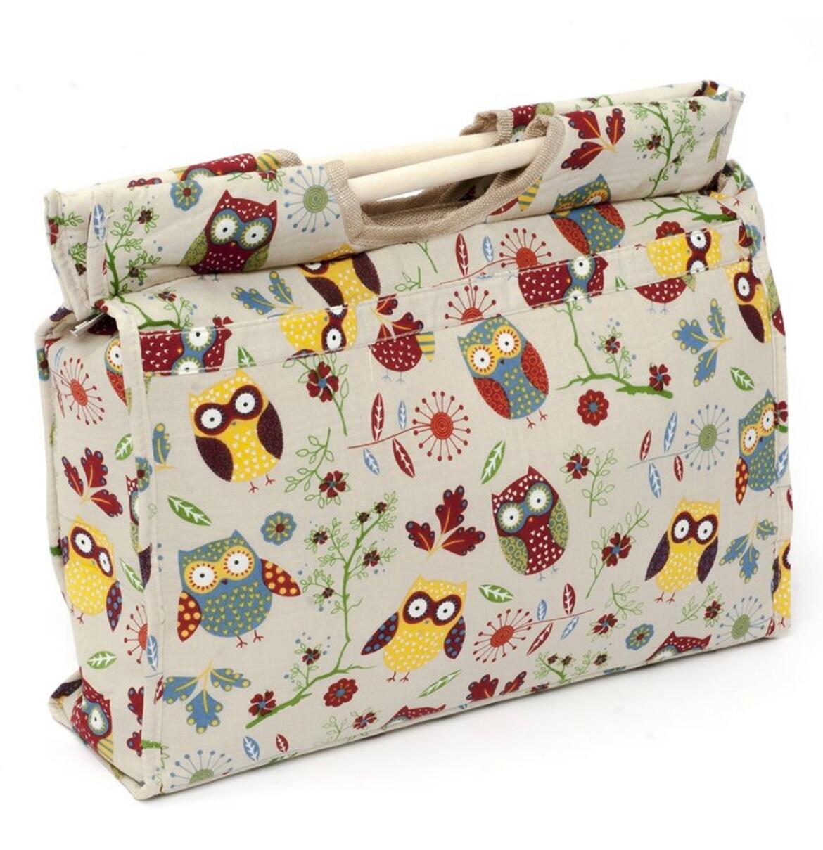 Wooden Handled Craft Bag