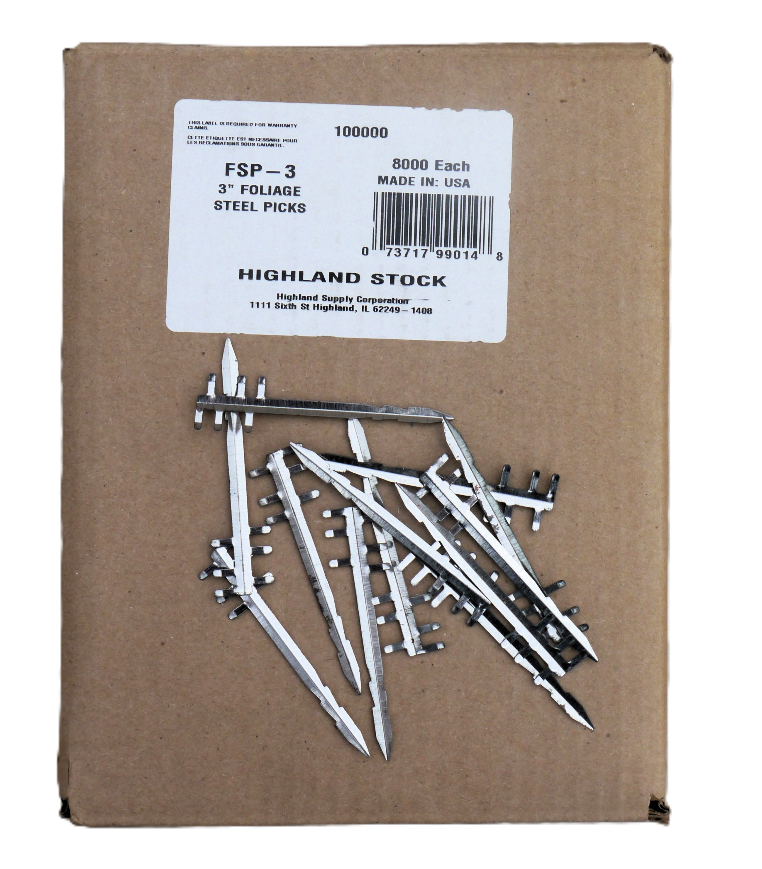Foliage Steel Picks for Floral Stemming Machines – 2 Sizes