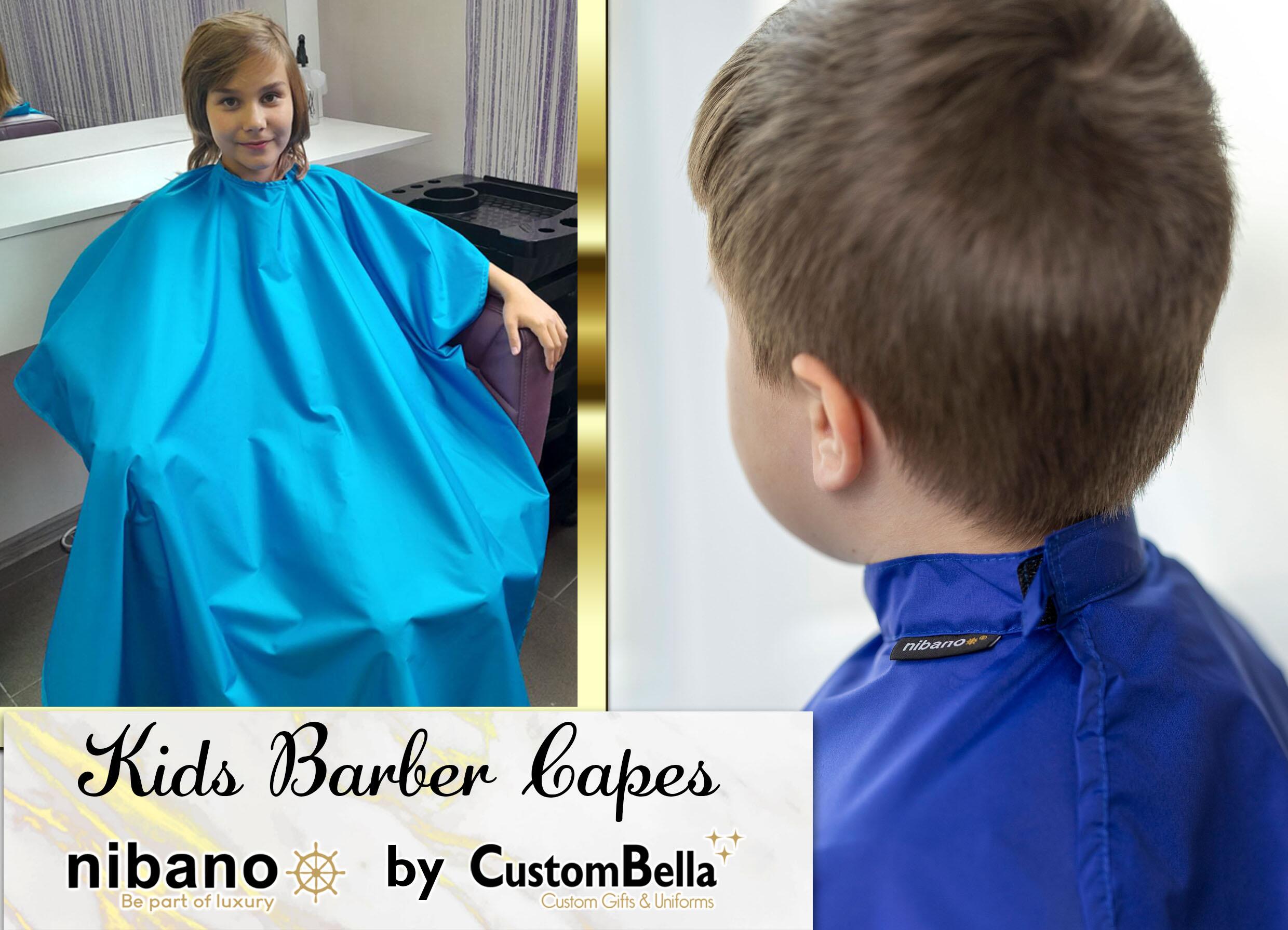 Colourful Kids Hairdressing Capes to Match Your Salon Style in 36 Colours