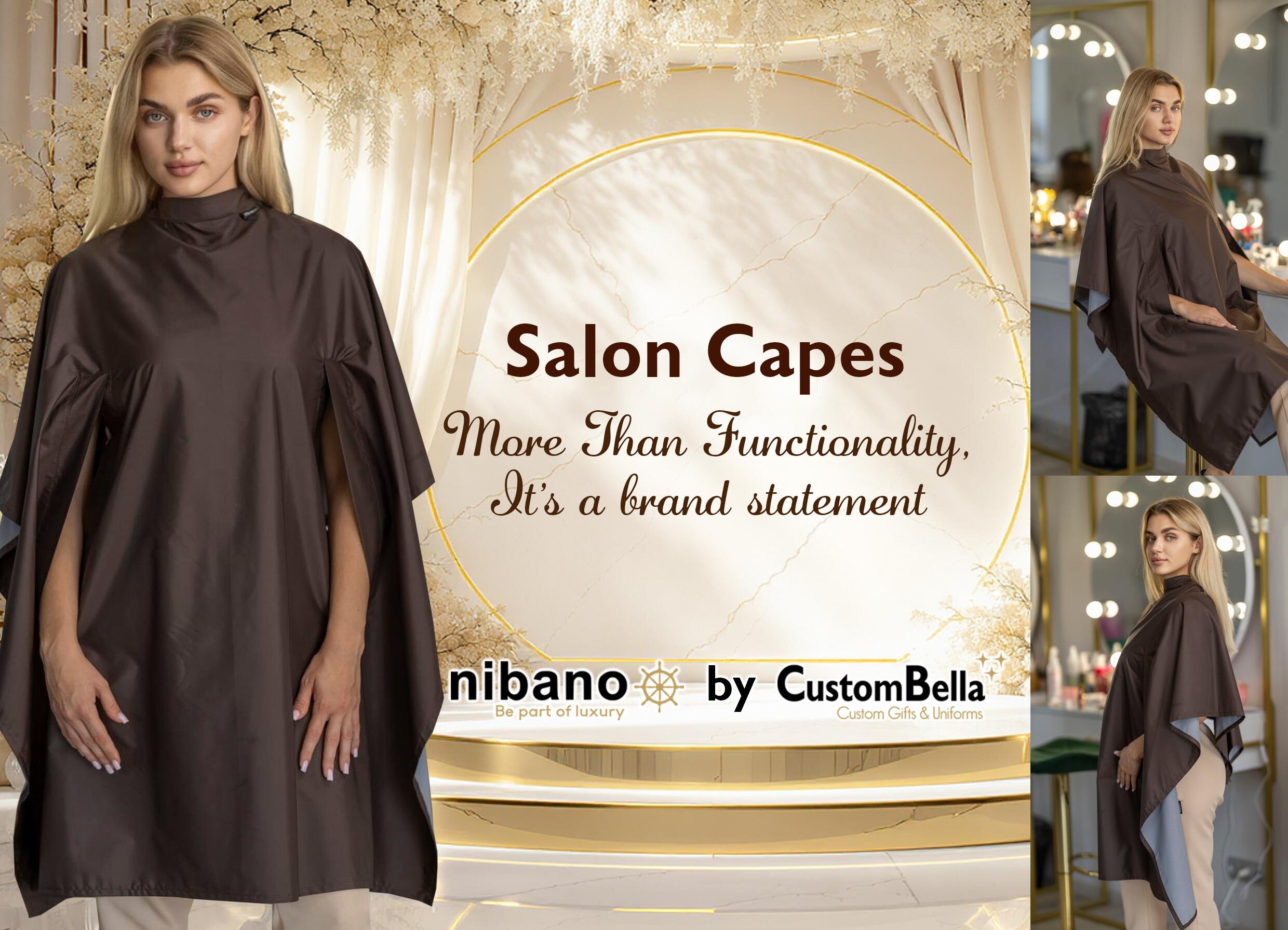 Nibano Salon Capes: More Than Functionality, It's a brand statement