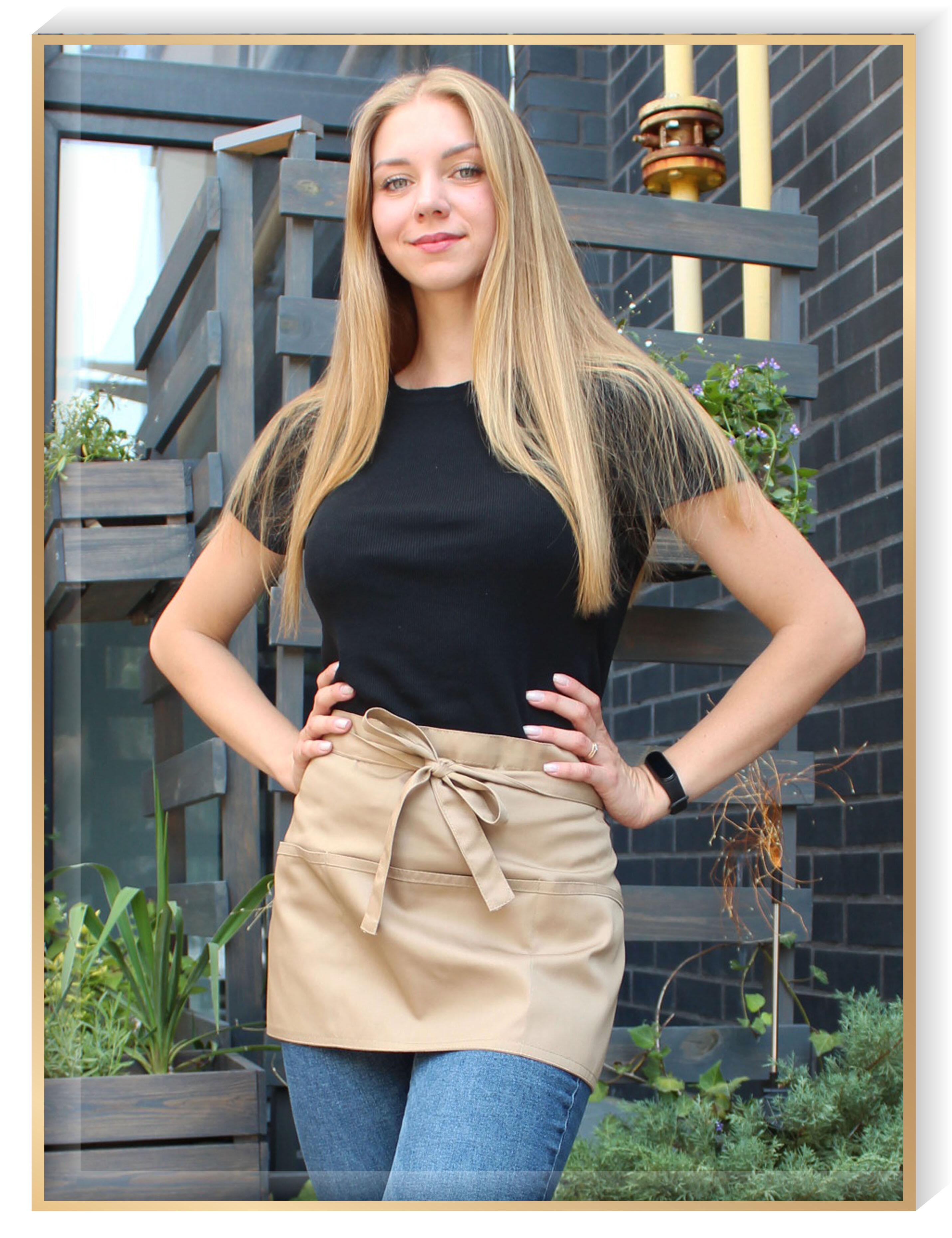Professional Waist Aprons Plain, Printed or Embroidered