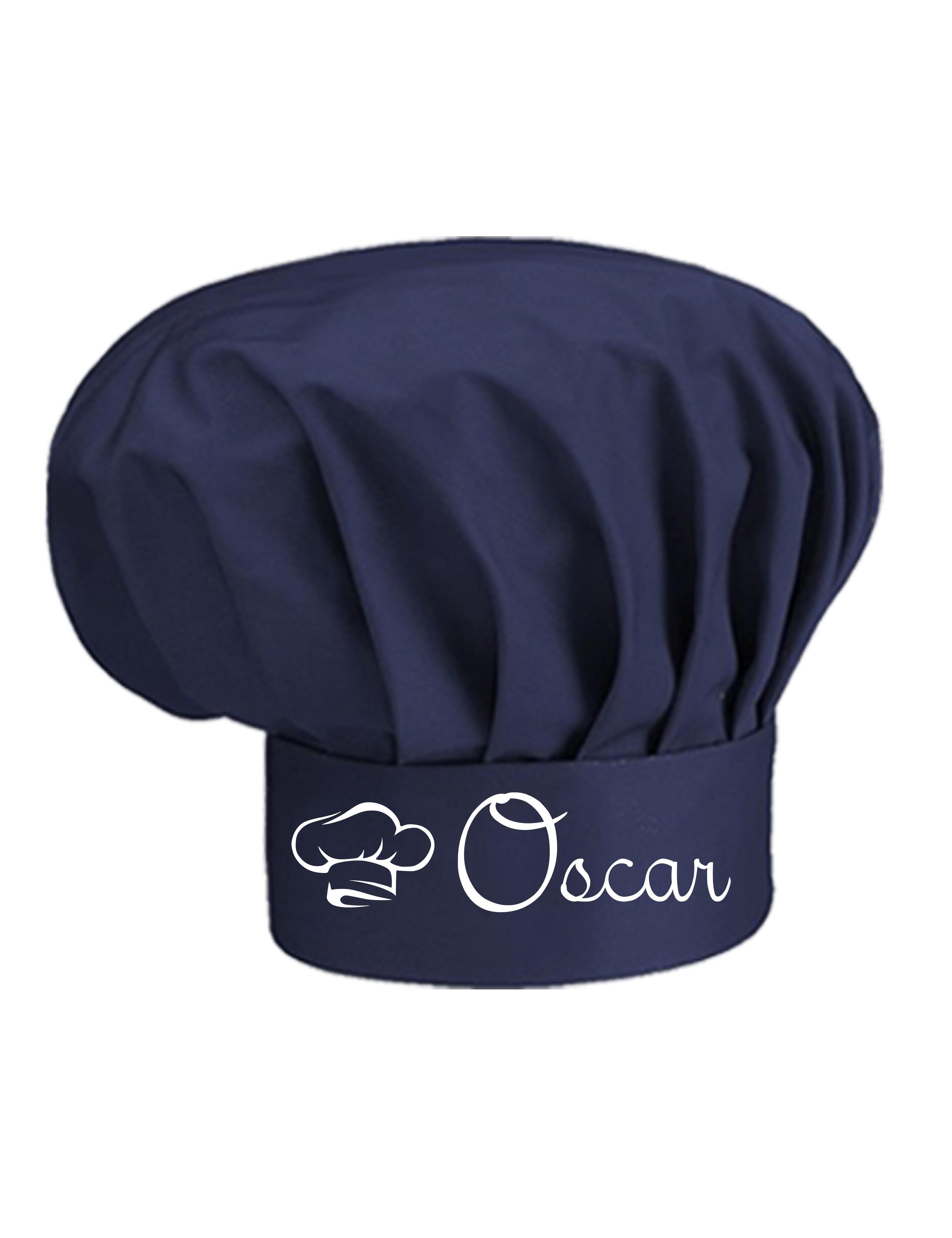 blue chef hat