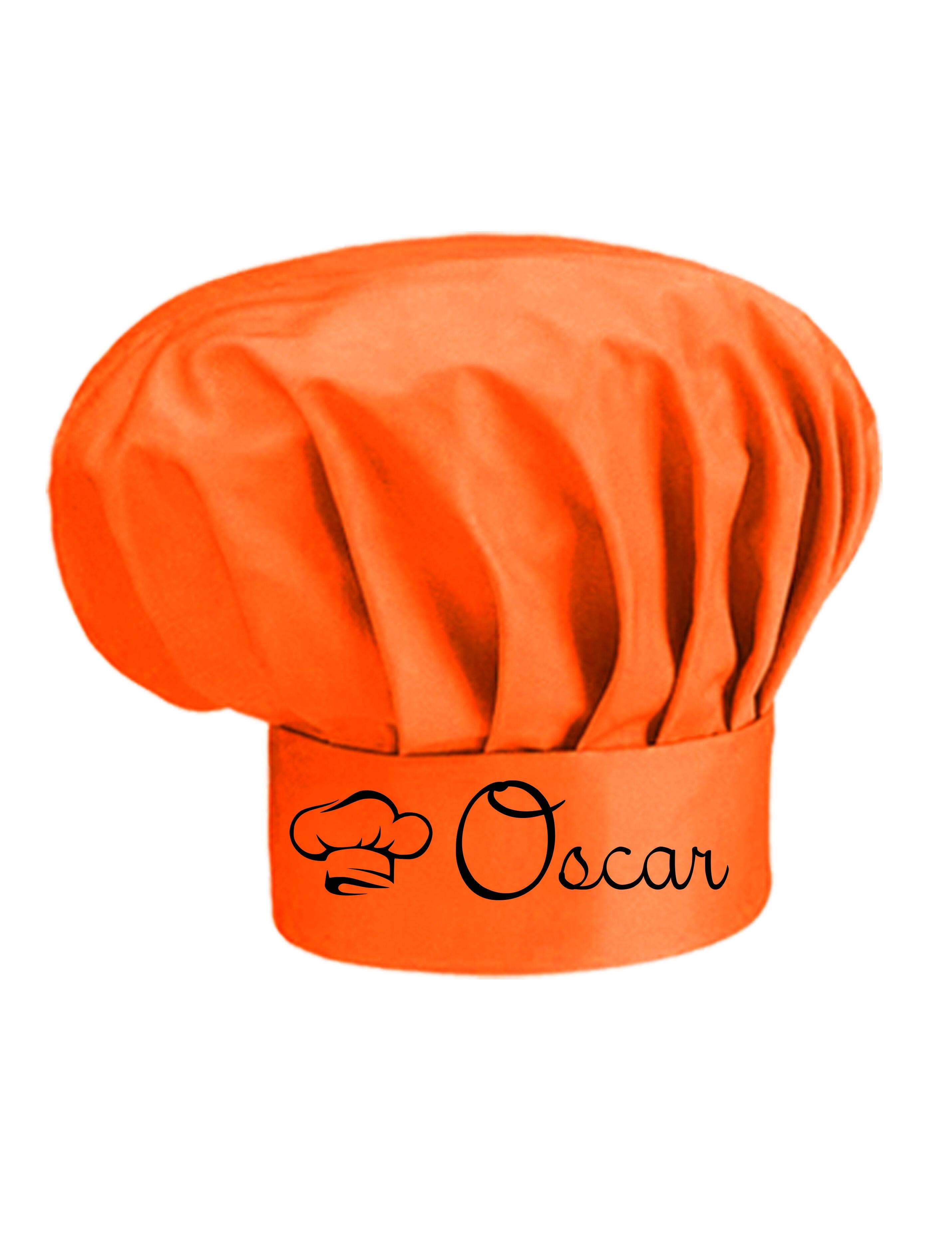 Little Chef Hat Orange available in 30 Colours