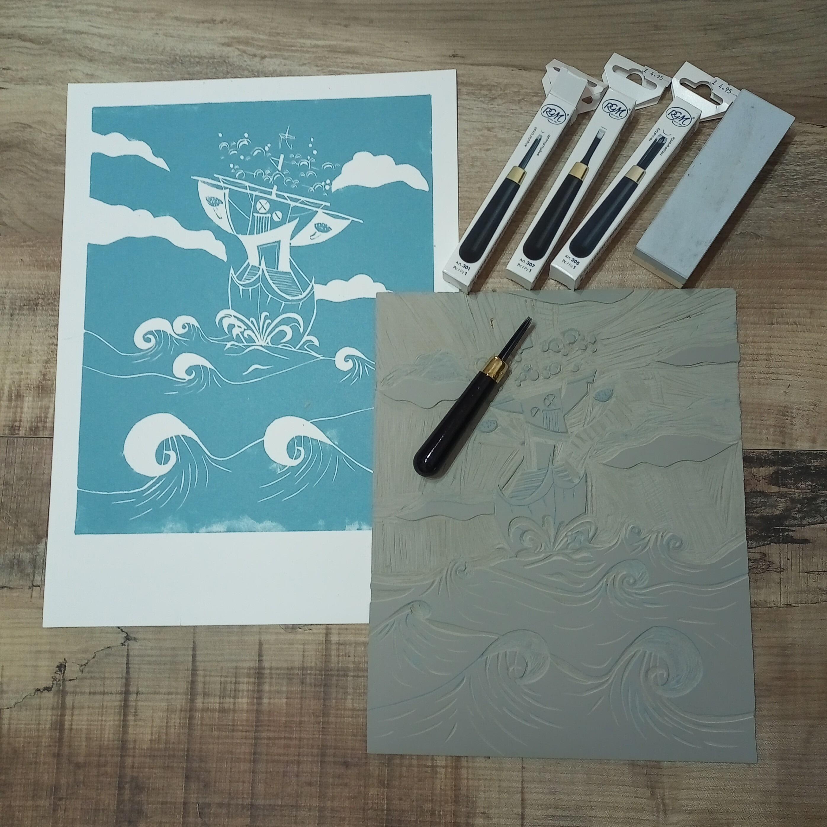 Add To Your Wishlist Lino Printmaking 1 Day Workshops
