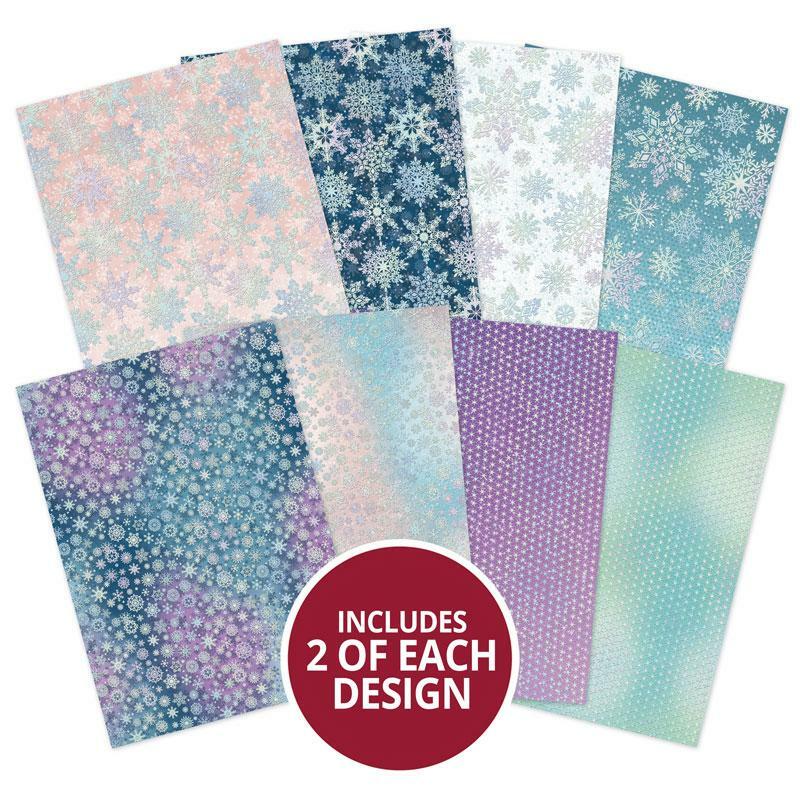 A Sparkling Season Edge-to-Edge Holographic Cardstock