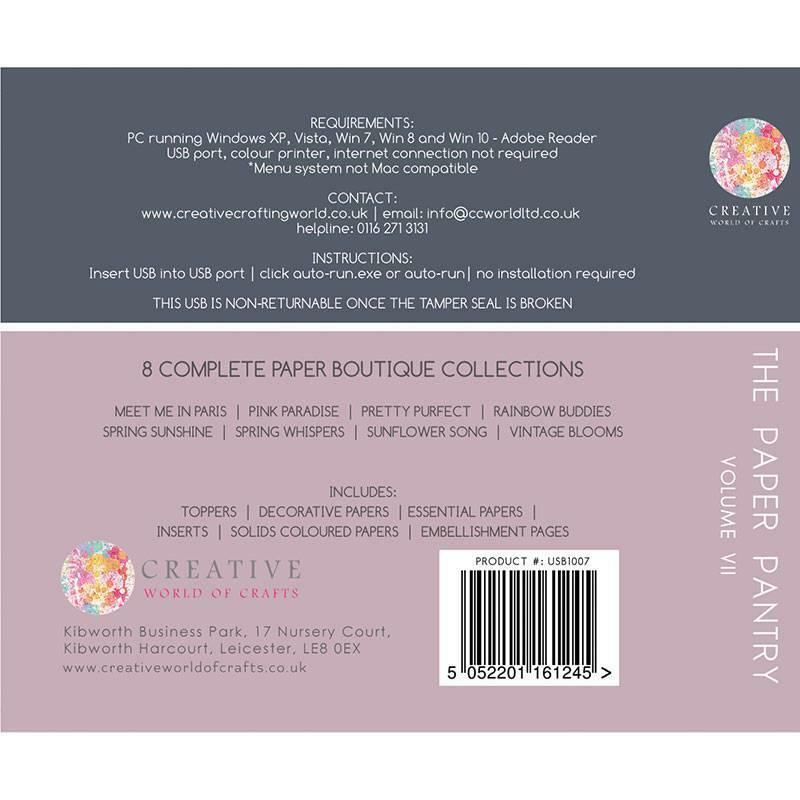 The Paper Boutique Paper Pantry Vol 7 USB Collection