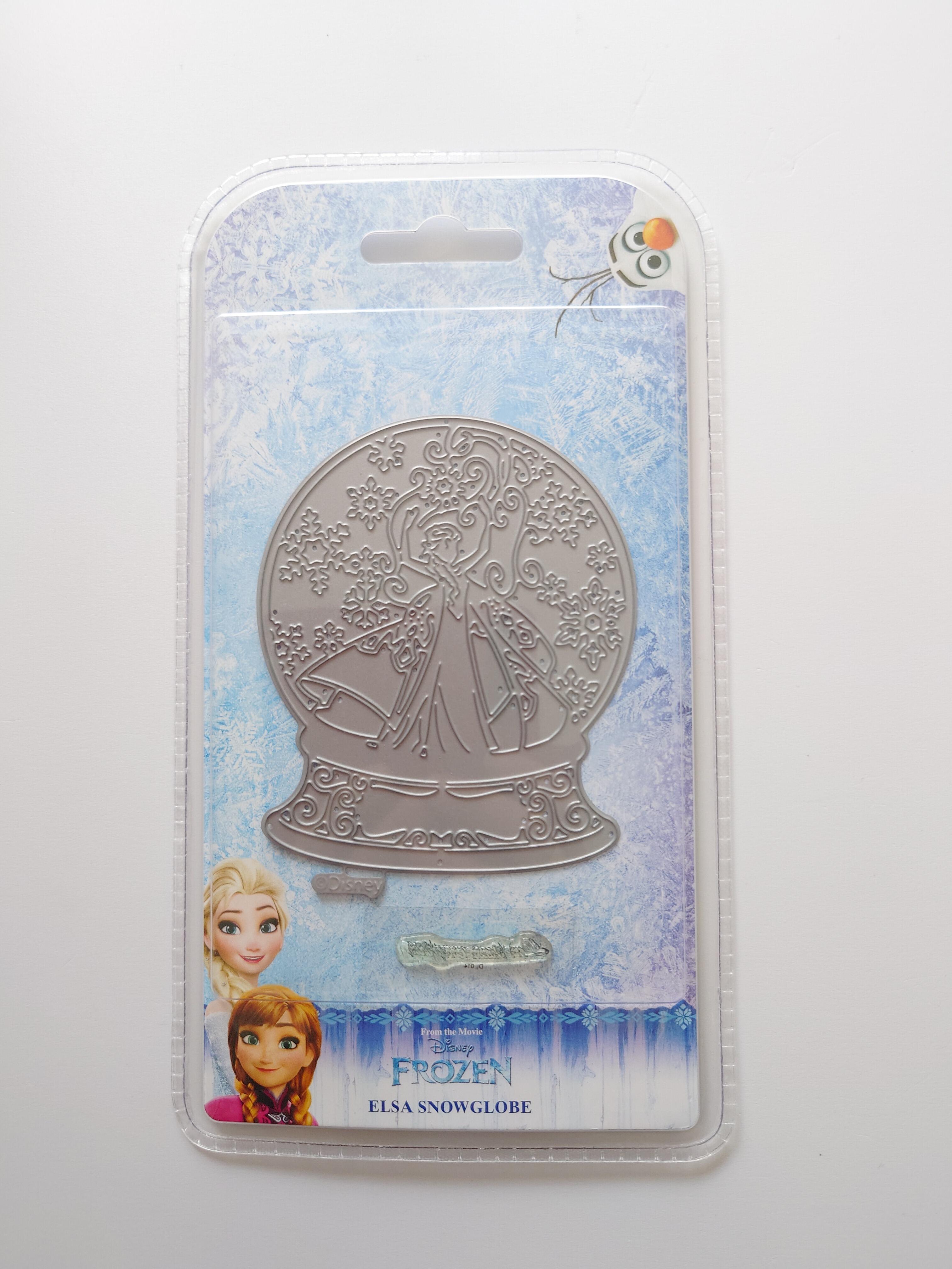 Disney Frozen Cutting Die and Stamp Elsa Snowglobe