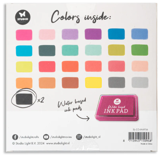 Studio Light Complete Ink Pad Collection - 26 Ink Pads