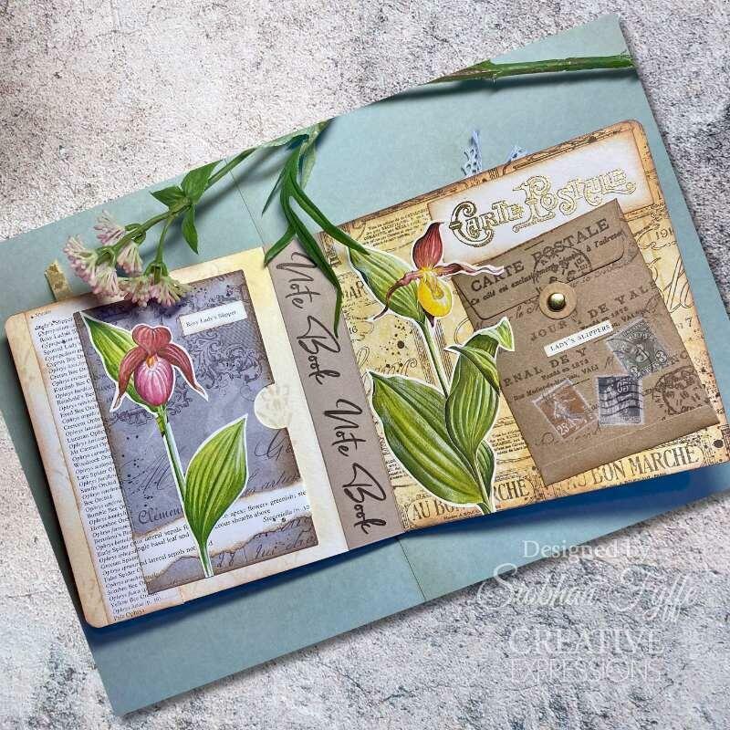 Creative Expressions Taylor Made Journals The Bookmakers Stamp 6 in x 8 ...