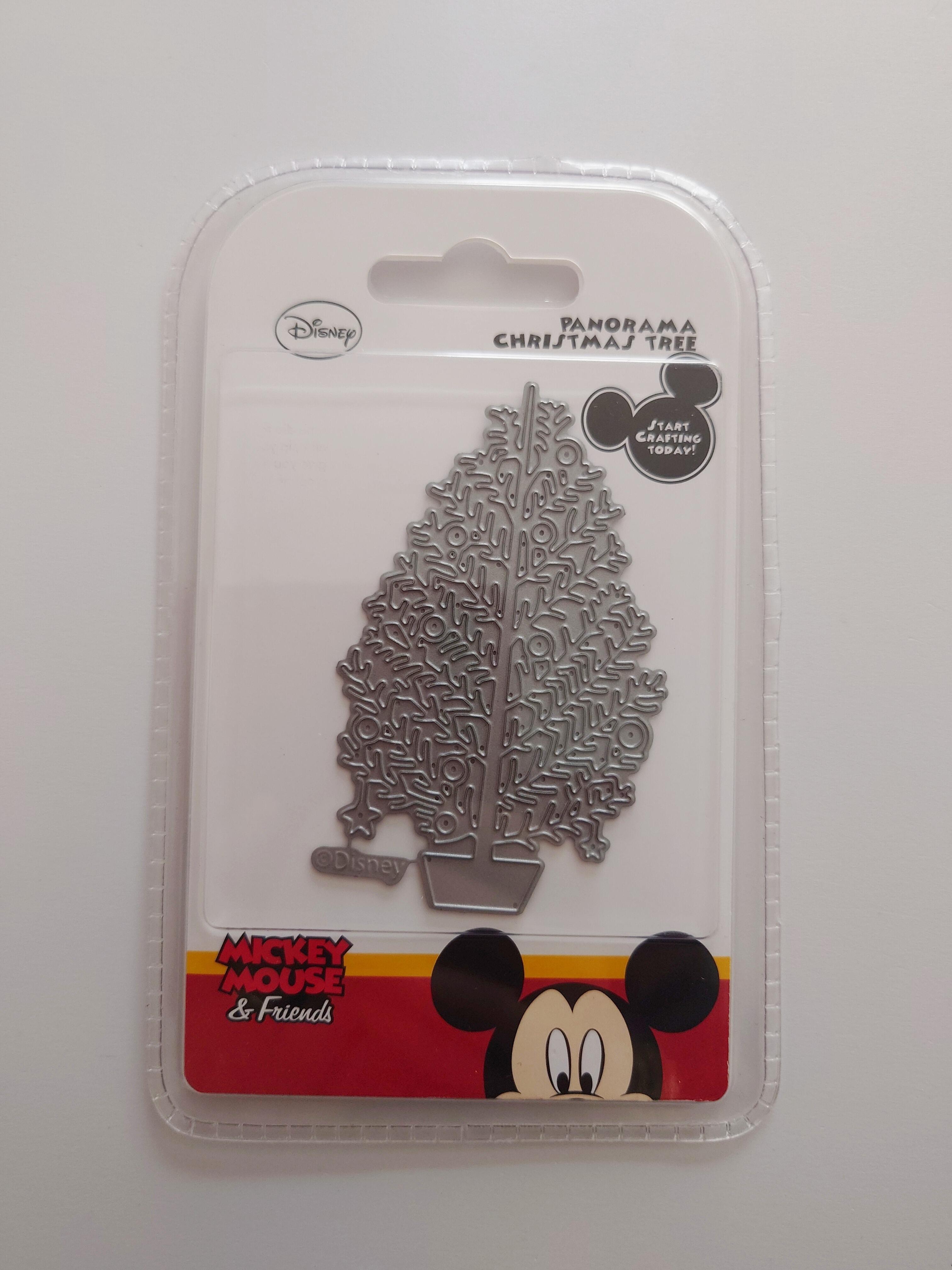 Vintage Disney Mickey Mouse and Friends Panorama Christmas Tree