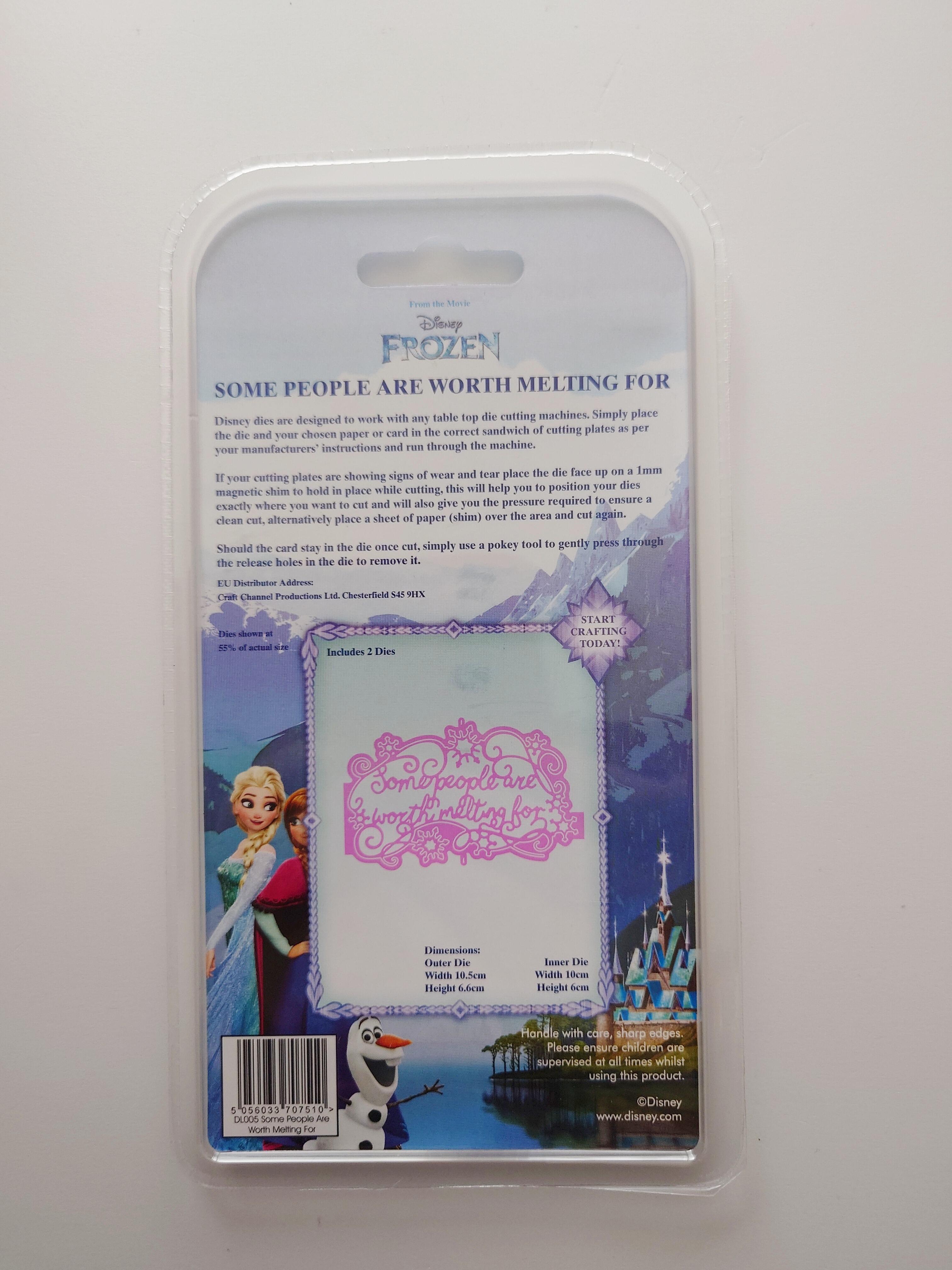 Disney Frozen Cutting Die Some People Are Worth Melting For
