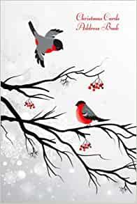 Christmas Card Address Book - Robin Redbreast Edition 1: Track Your ...