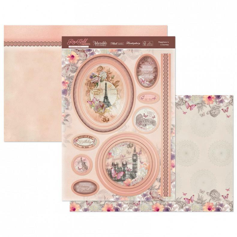ROSE GOLD MOMENTS LUXURY TOPPER SET - HAPPINESS IS A JOURNEY