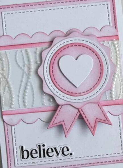 Composition Layout Dies - Scallops and Hearts