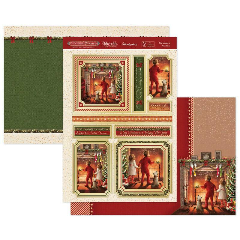 HUNKYDORY THE MAGIC OF CHRISTMAS TOPPER SET WITH FREE INSERTS!