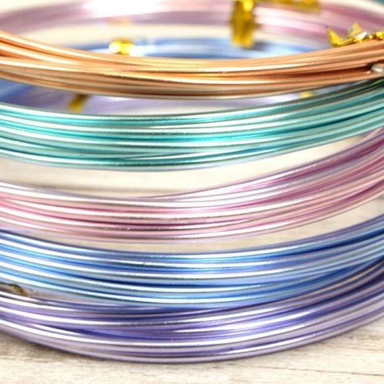 Aluminium Craft Wire - Pastels