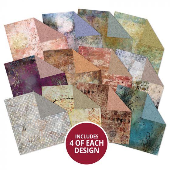Duo Design Paper Pad - Delightfully Distressed & Colourful Kraft