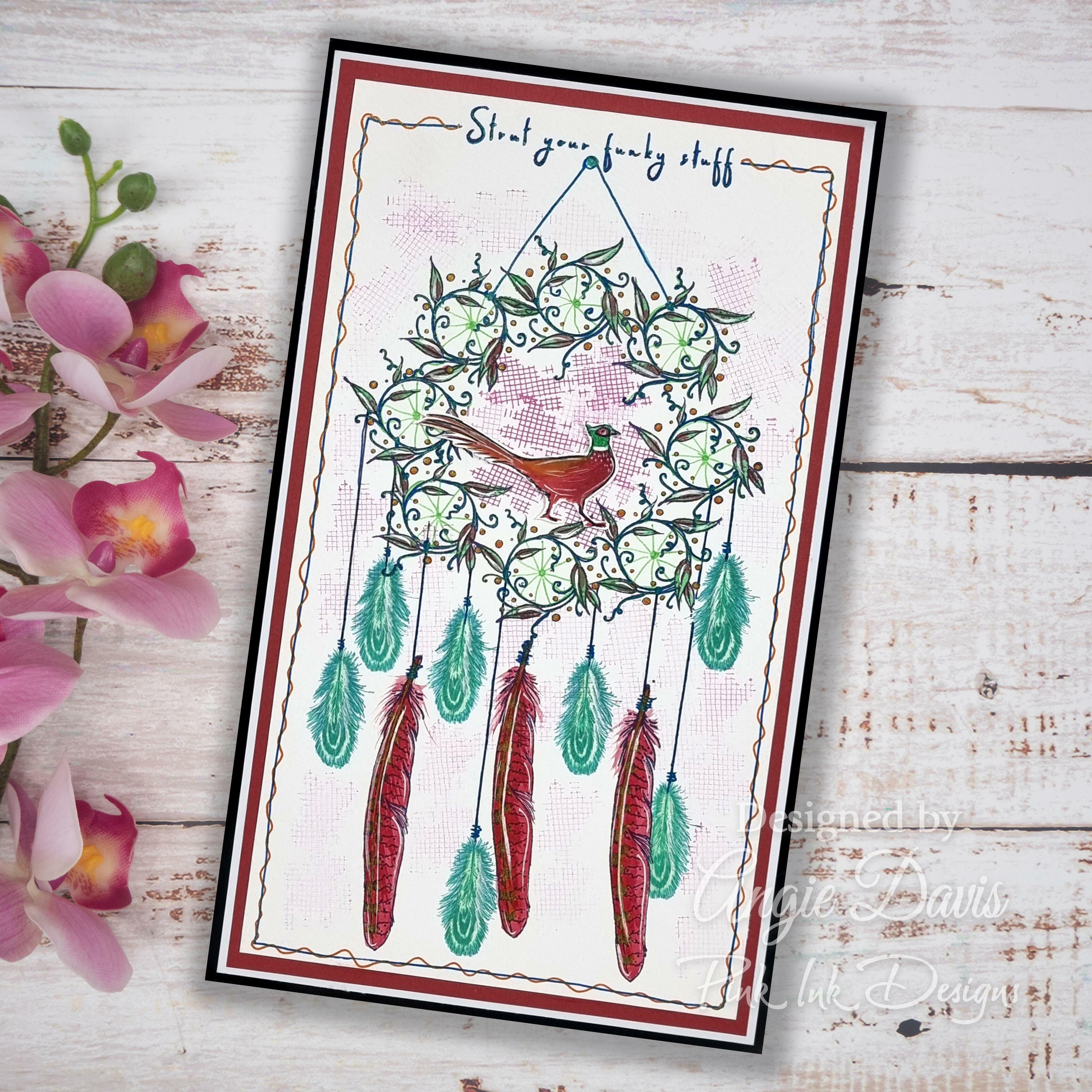 Pink Ink Designs Johnny Dash 6 in x 8 in Clear Stamp Set