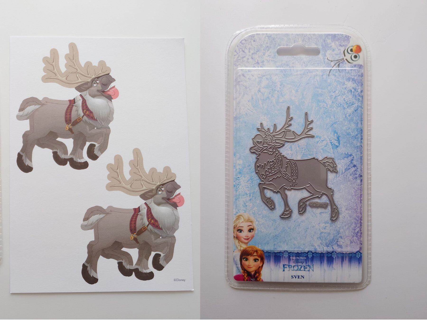 Disney Frozen Cutting Die & 8 Charisma Sheets Sven